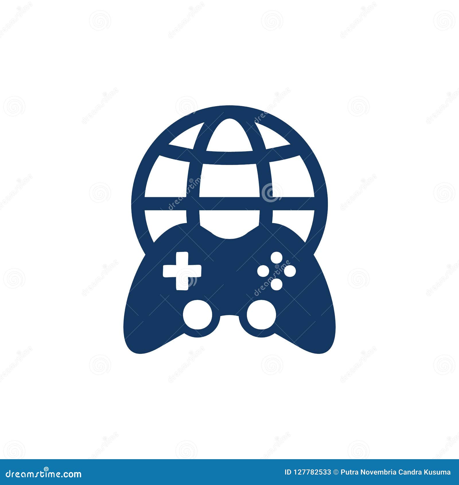 Mundo Logo Icon Design De La Consola Ilustración del Vector ...