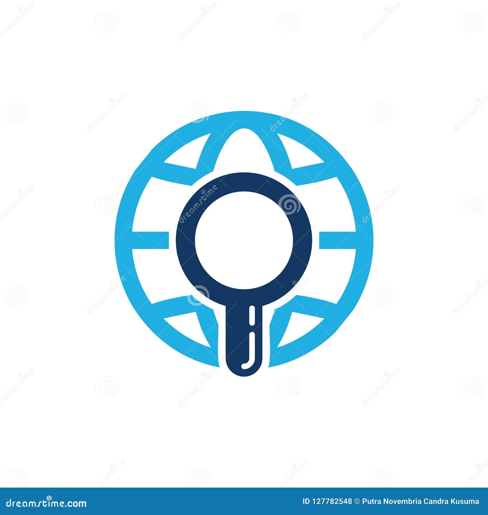 Mundo Logo Icon Design Do Achado Ilustração do Vetor - Ilustração de ...