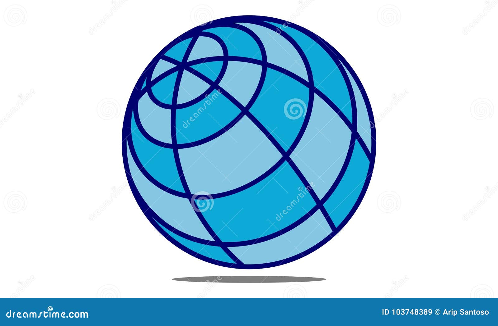 Mundo Logo Template ilustración del vector. Ilustración de continente ...