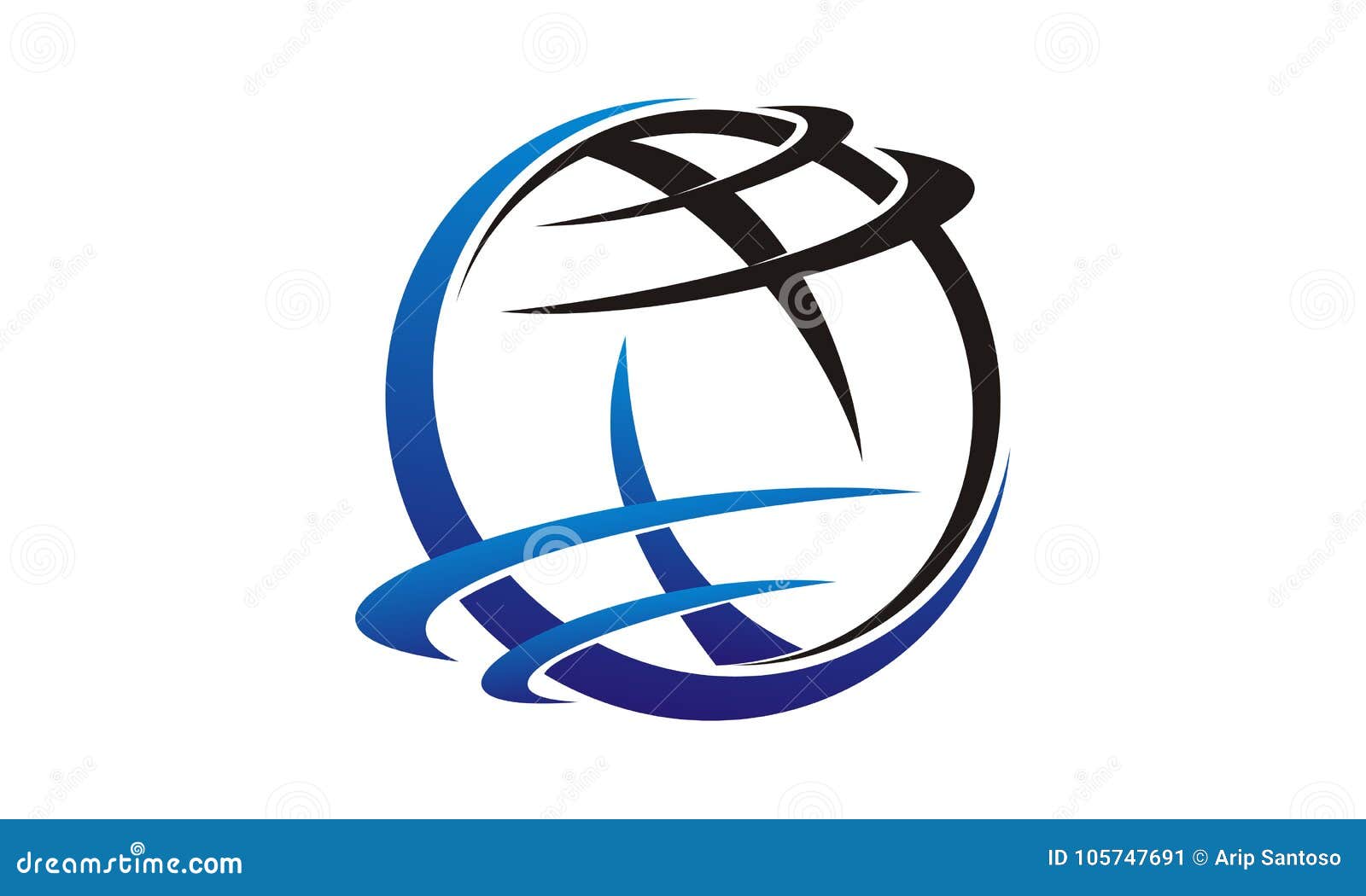 Mundo Logo Template ilustração do vetor. Ilustração de companhia ...