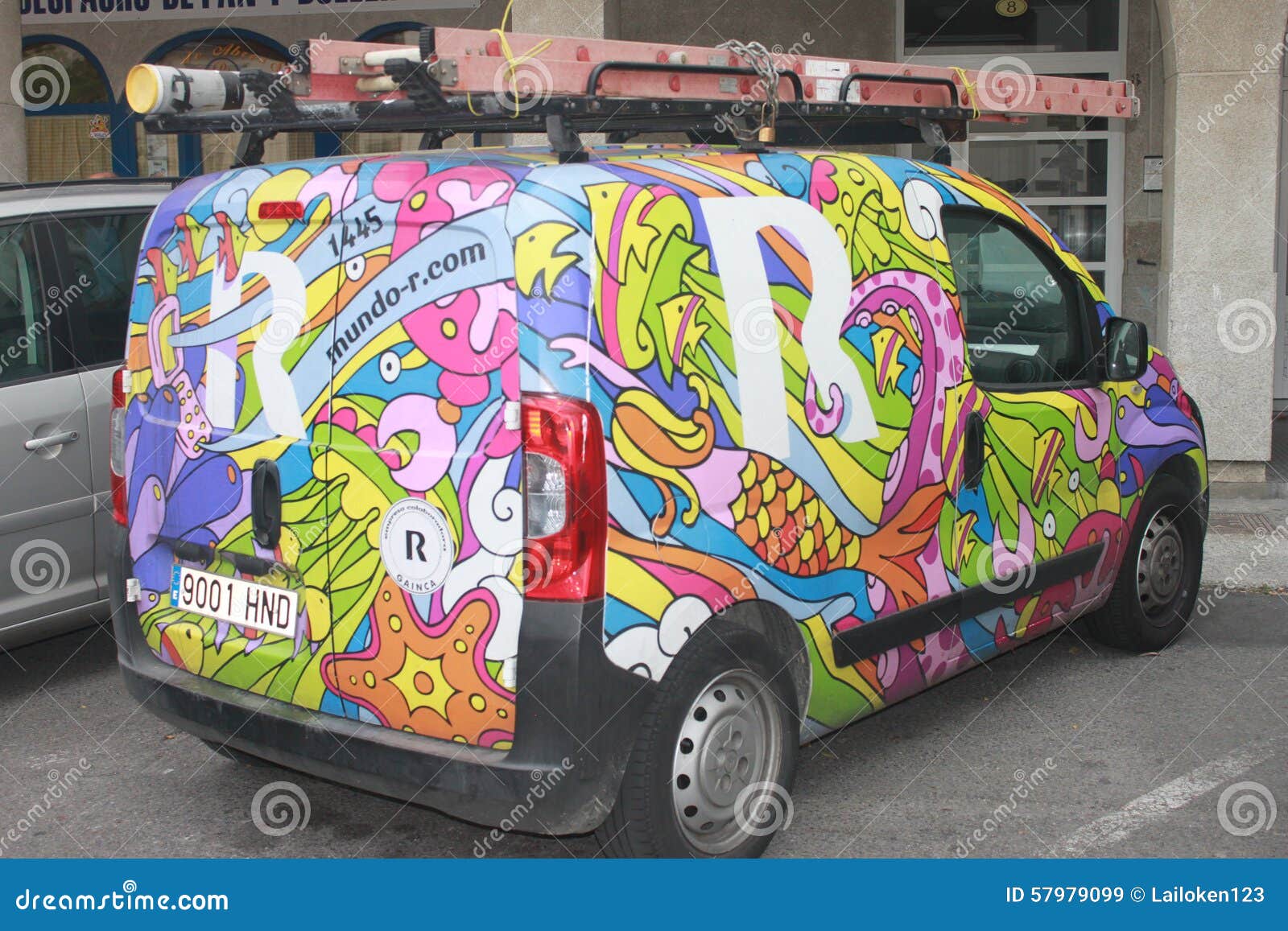 Mundo r technical van editorial stock image. Image of high - 57979099