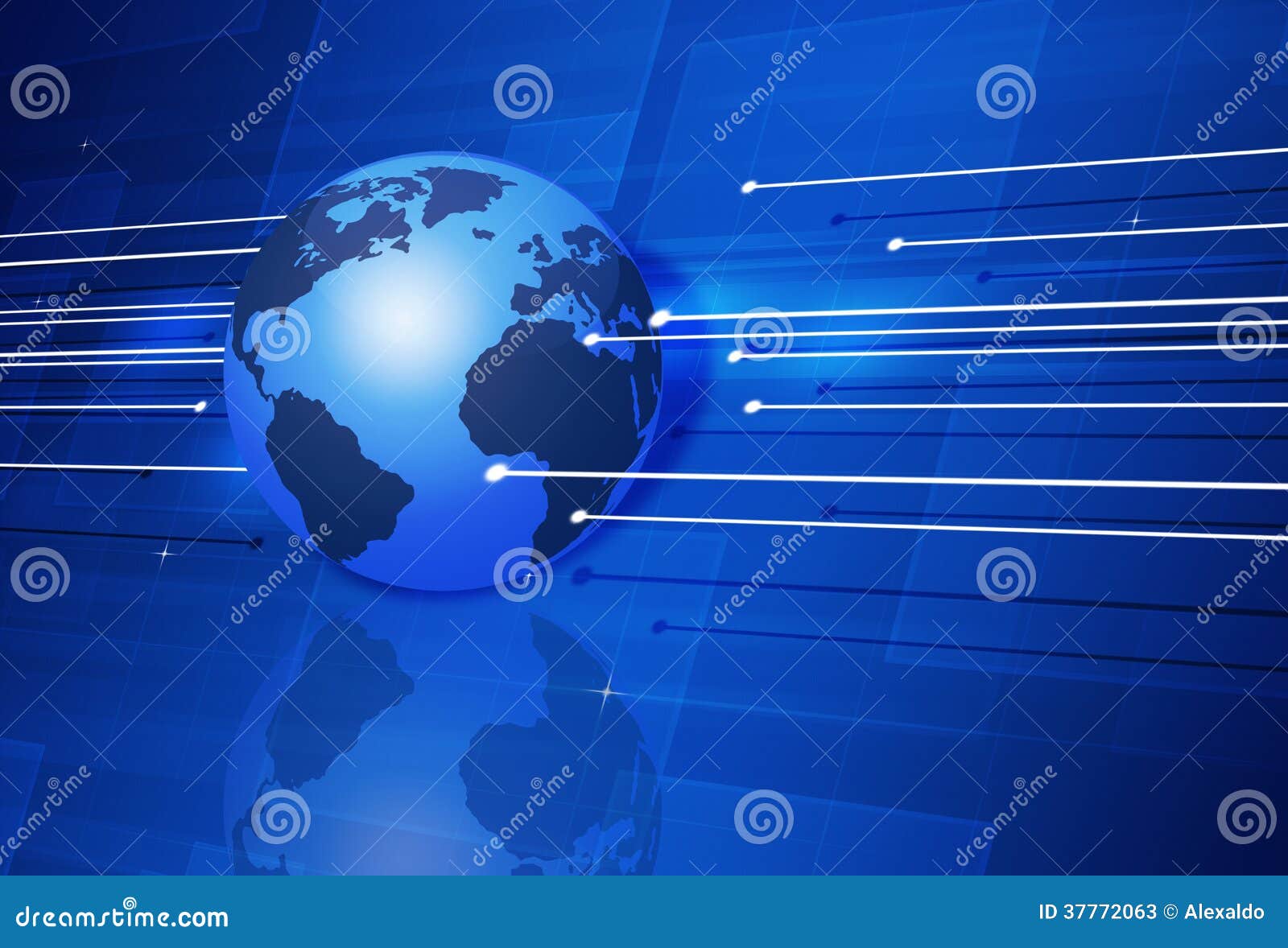 Mundo unido stock de ilustración. Ilustración de cuadrado - 37772063