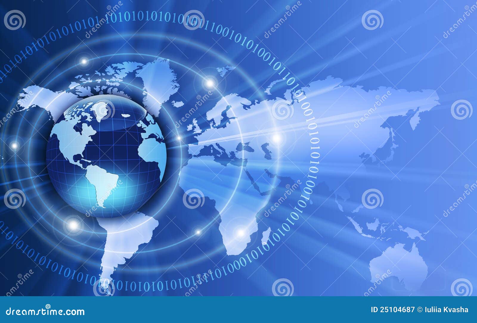 Mundo y datos imagen de archivo. Imagen de globo, luces - 25104687