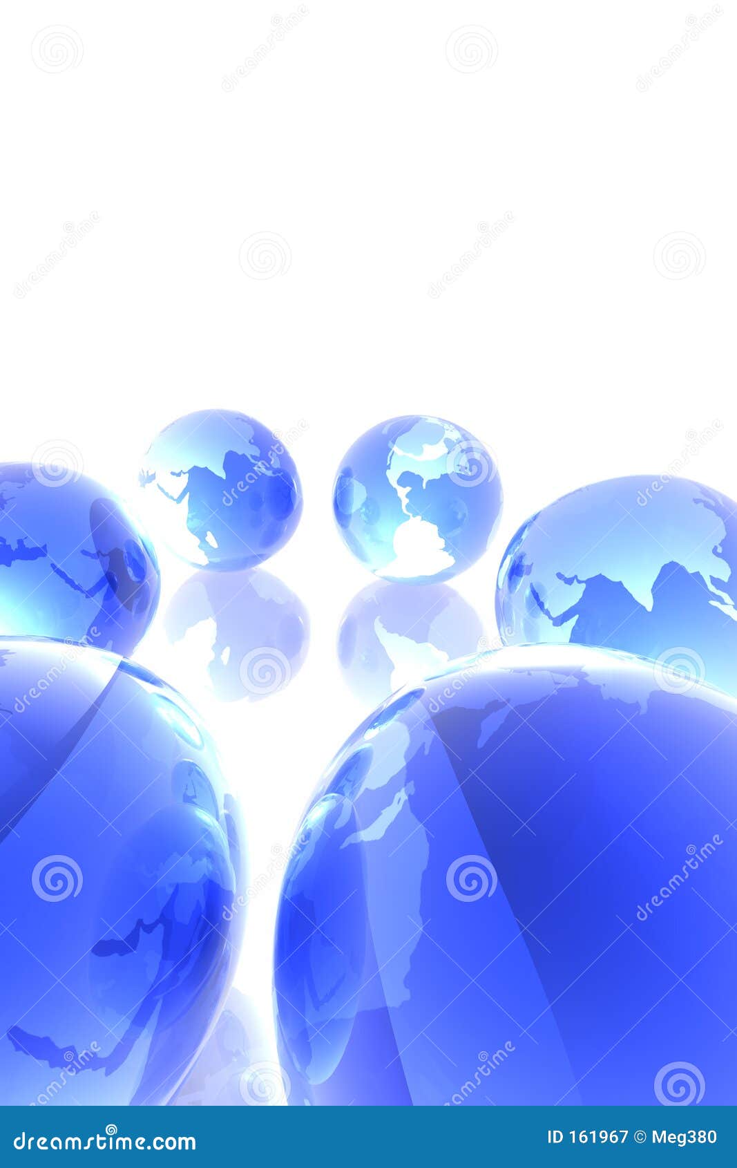 Mundos azules stock de ilustración. Ilustración de correspondencia - 161967