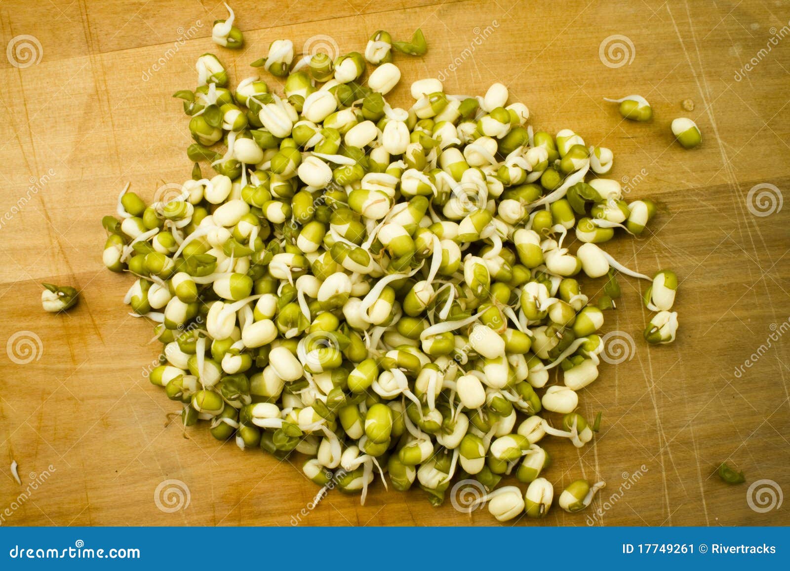 Mung Bean And Hull - Split Monk Bean 0n White Background Stock Photo ...