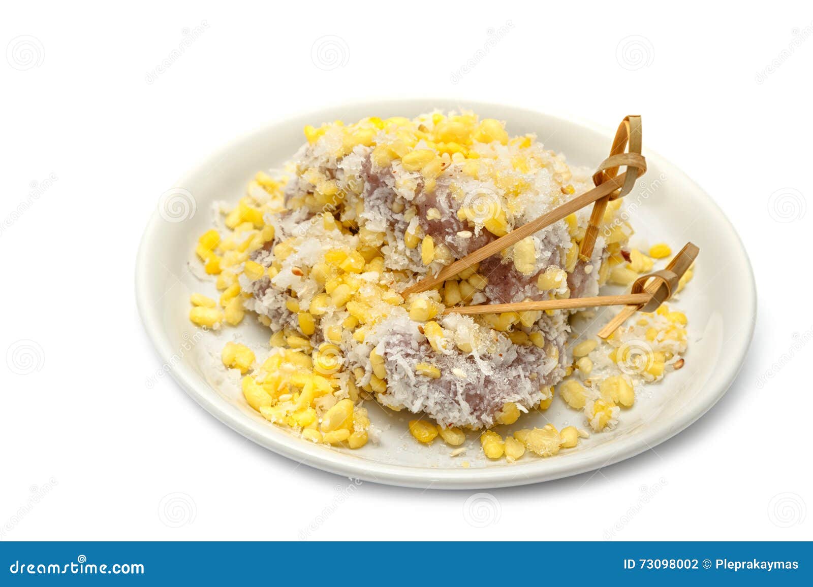 Mung Bean Rice-crepe ,Bean Puff Stock Photo - Image of sweet, cake ...