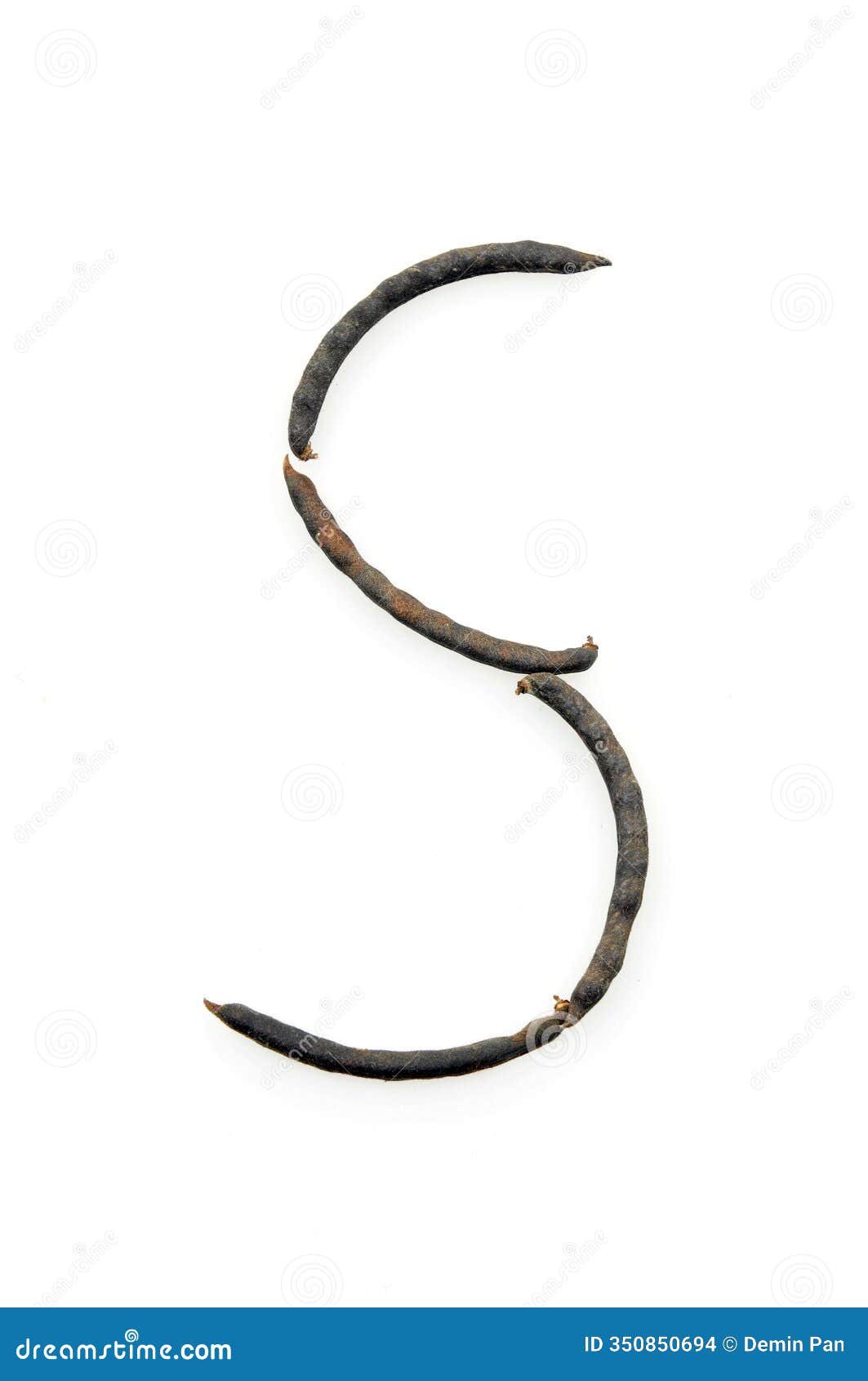 Mung Beans Do Letters on a White Background Stock Illustration ...