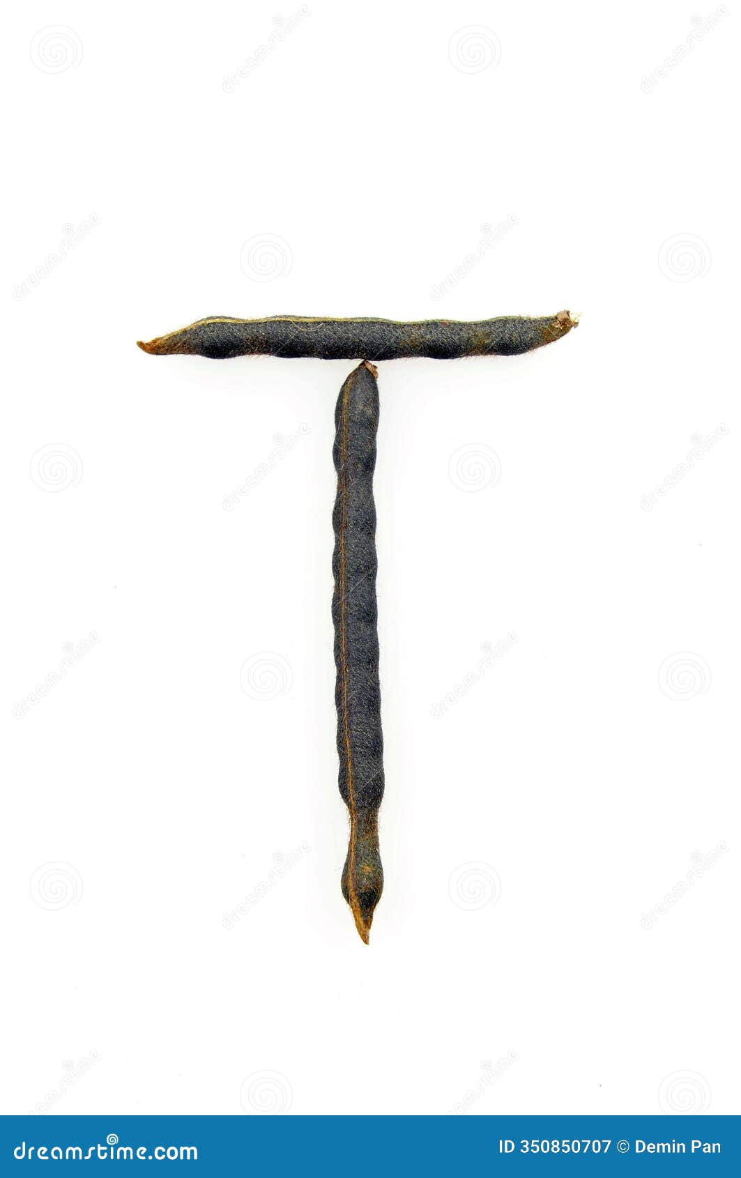 Mung Beans Do Letters on a White Background Stock Illustration ...