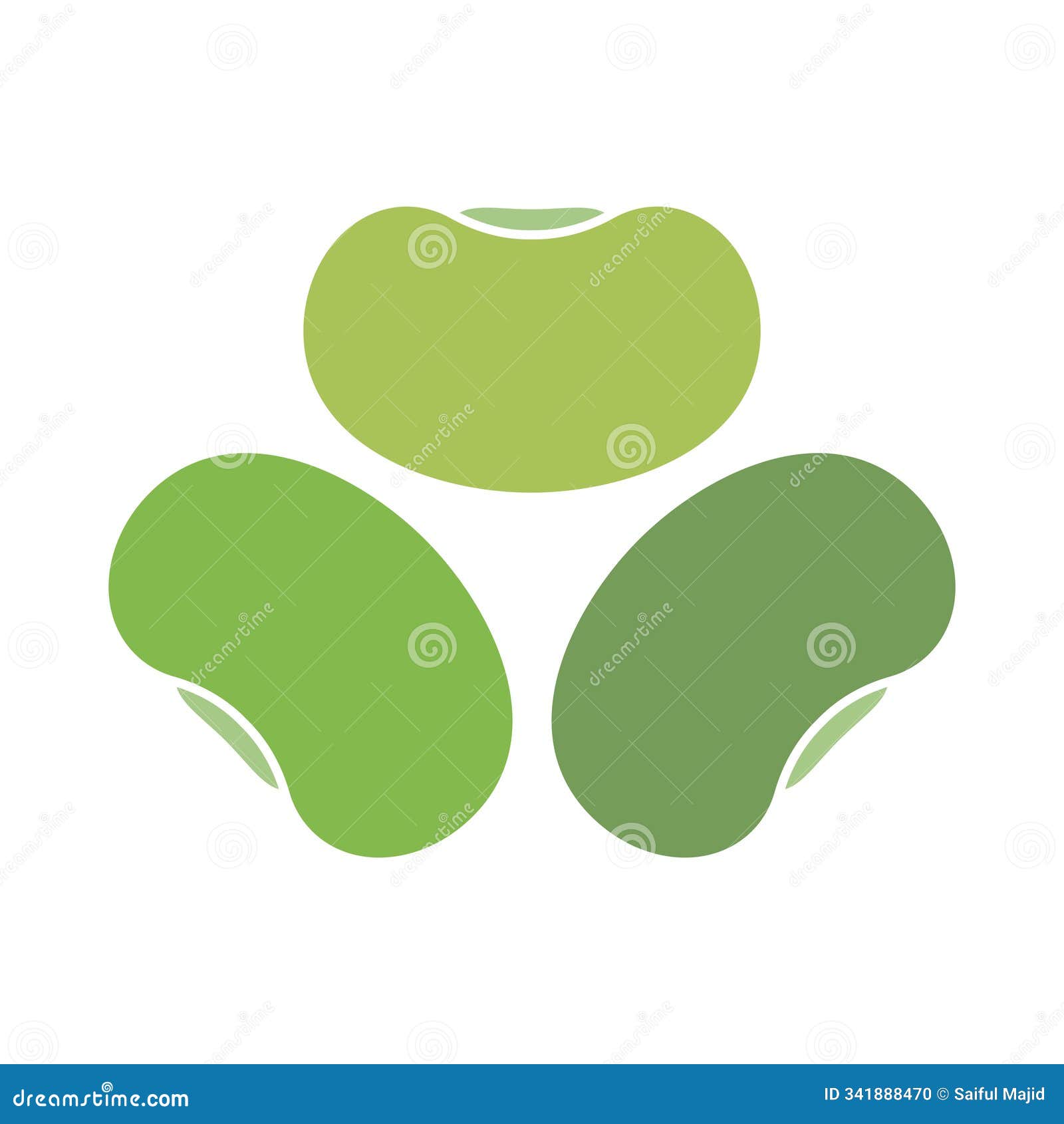 Mung Beans Logo Template Icon Vector Illustration | CartoonDealer.com ...