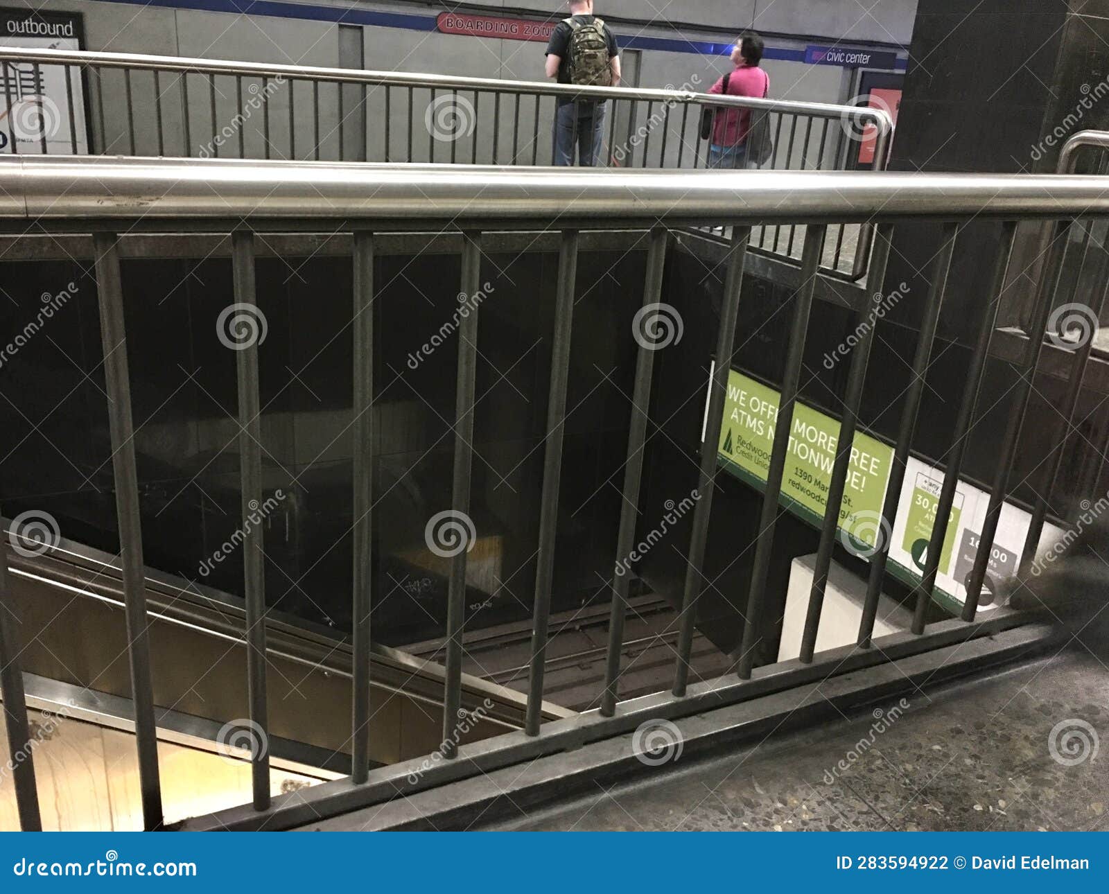 San Francisco`s MUNI Metro Subway Civic Center Station 5 Editorial ...