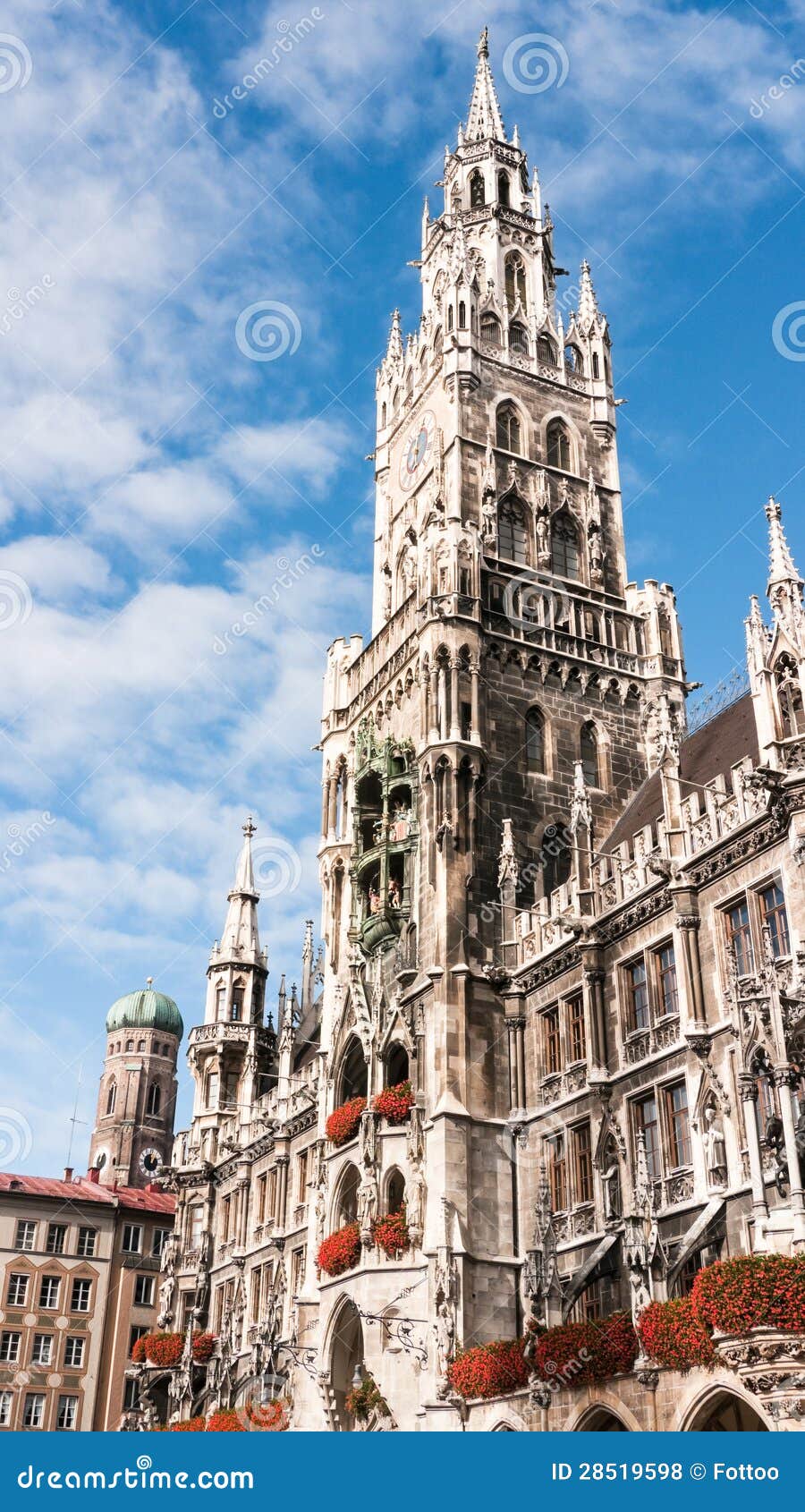 Munich stock photo. Image of hall, glockenspiel, local - 28519598
