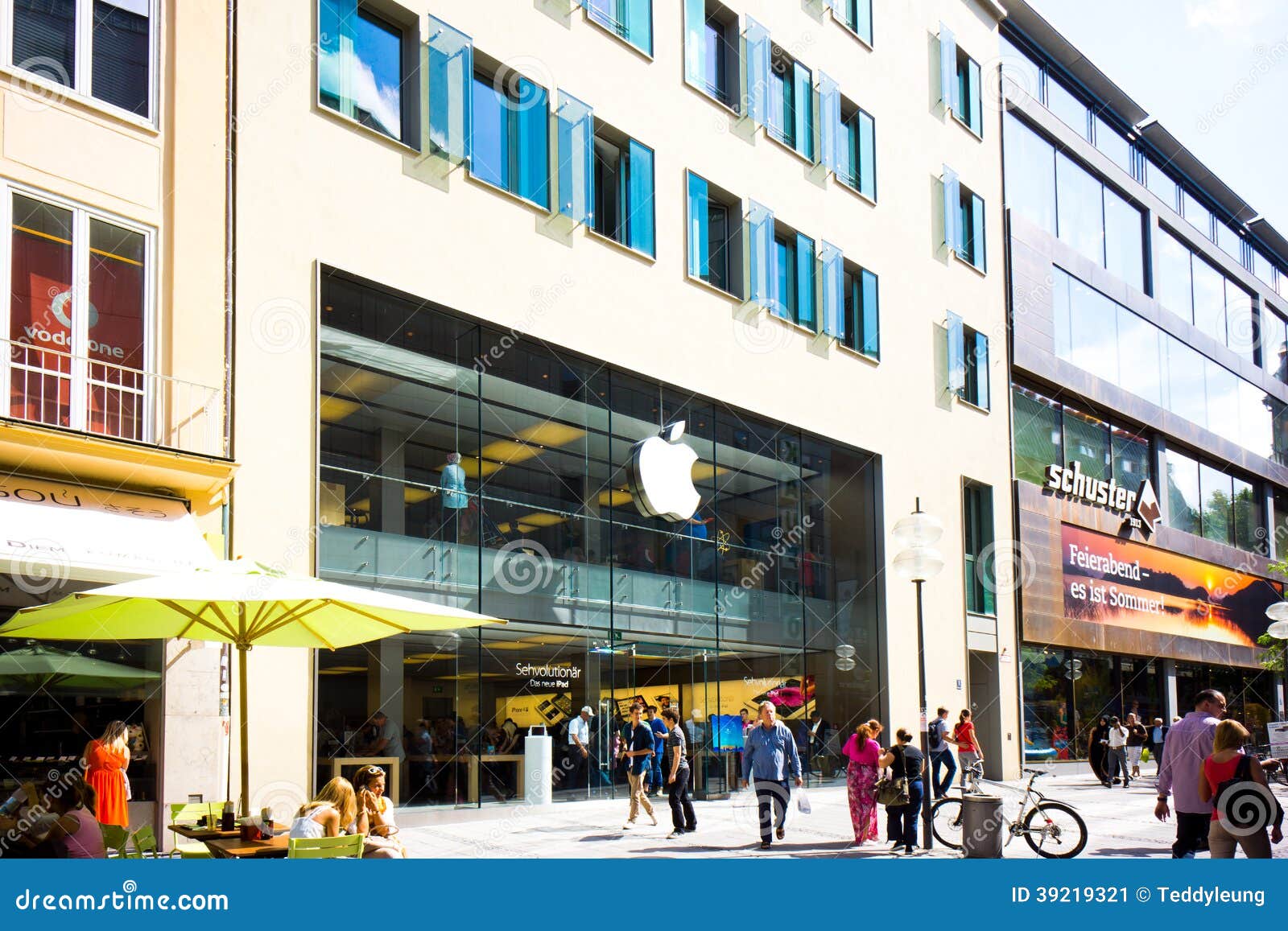 Munich Apple Store foto editorial. Imagen de exterior - 39219321
