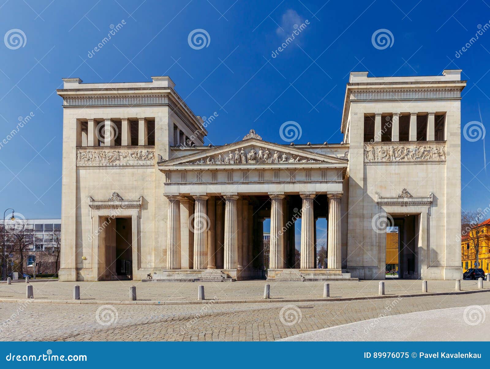 Munich. Arch on the Royal Square. Stock Image - Image of royal, travel ...