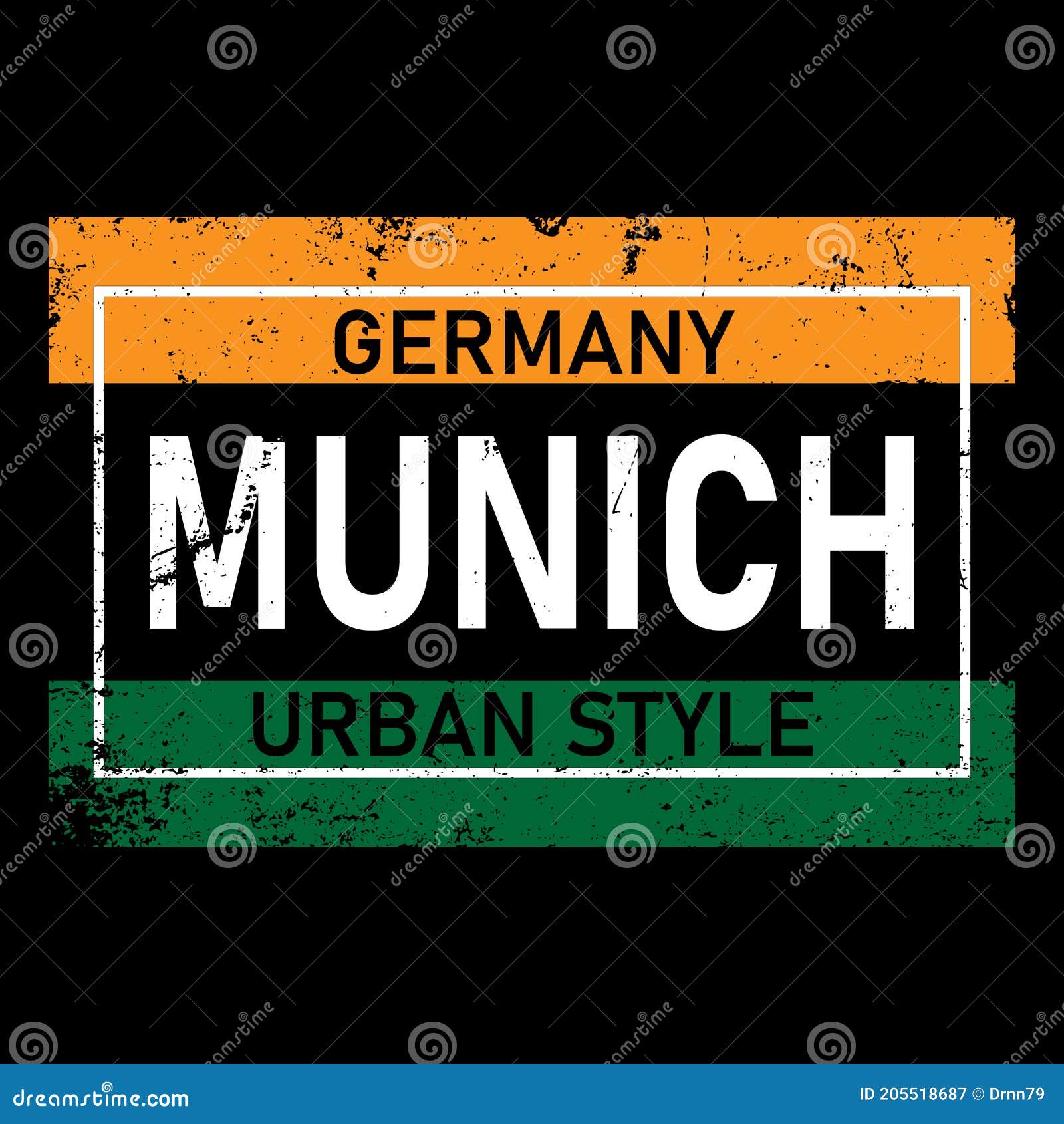 Munich. City of Germany. Editable Logo Vector Design. Stock Vector ...