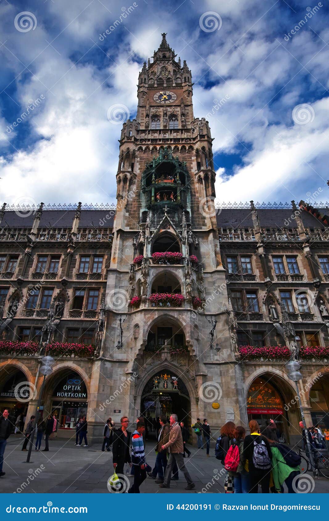 Munich City Hall editorial photo. Image of blue, munich - 44200191