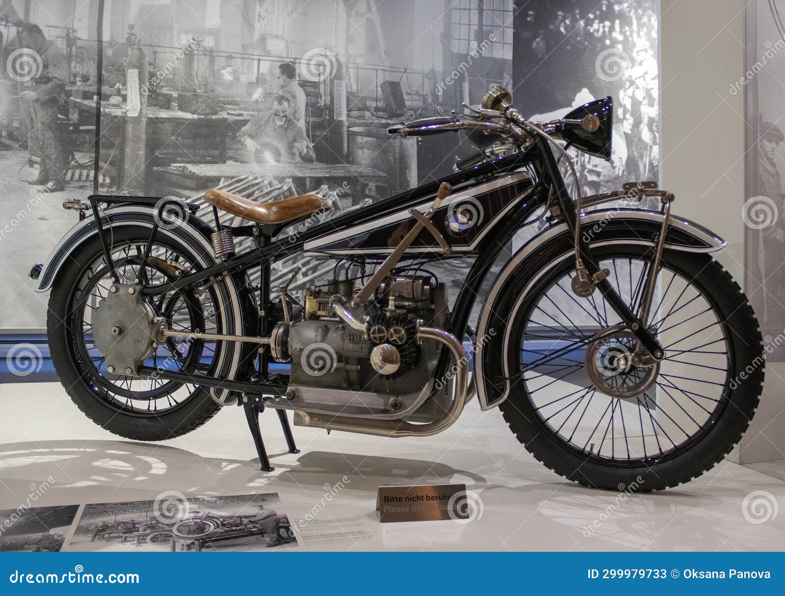 BMW Motorcycle a 1923 BMW R 32 in BMW Museum Editorial Stock Photo ...