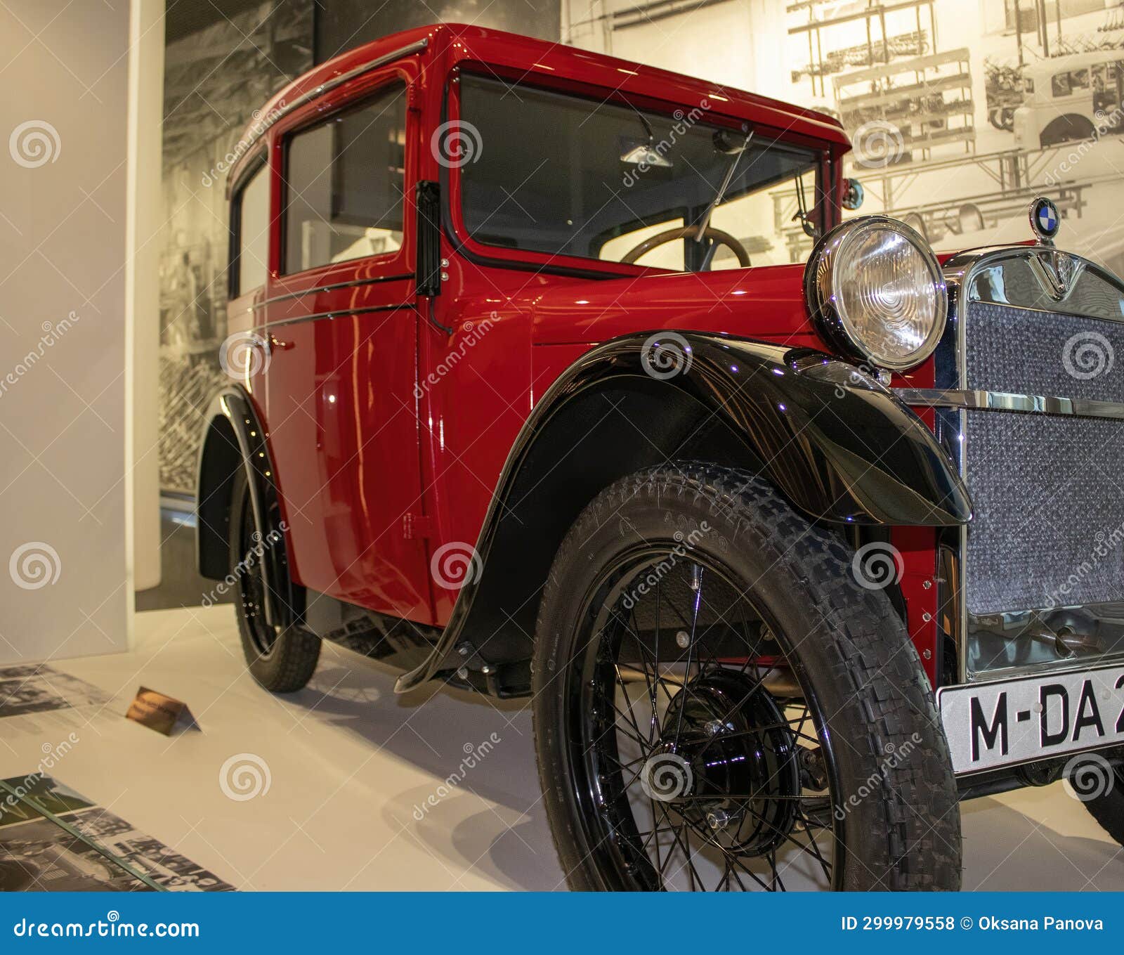 BMW 3 15 PS DA 2 Limousine at the BMW Museum, Munich, Germany. Museum ...