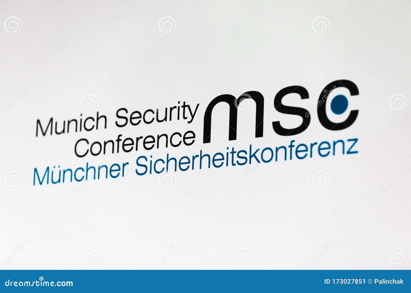 Emblem of Munich Security Conference Editorial Photo - Image of screen ...
