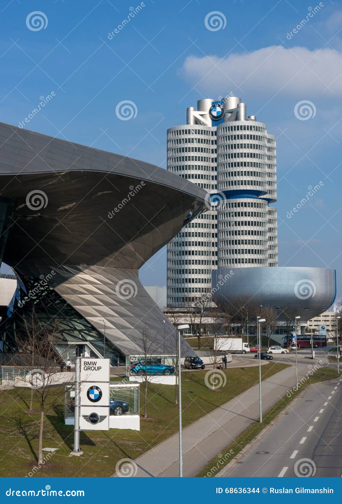 Munich, Germany - March 10, 2016: BMW Headquarters in Munich Editorial ...