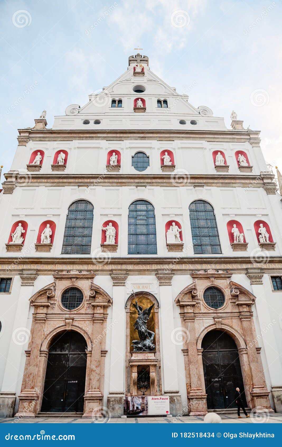 Munich, Germany - May 27th, 2019: a Catholic Church in Munich, Southern ...