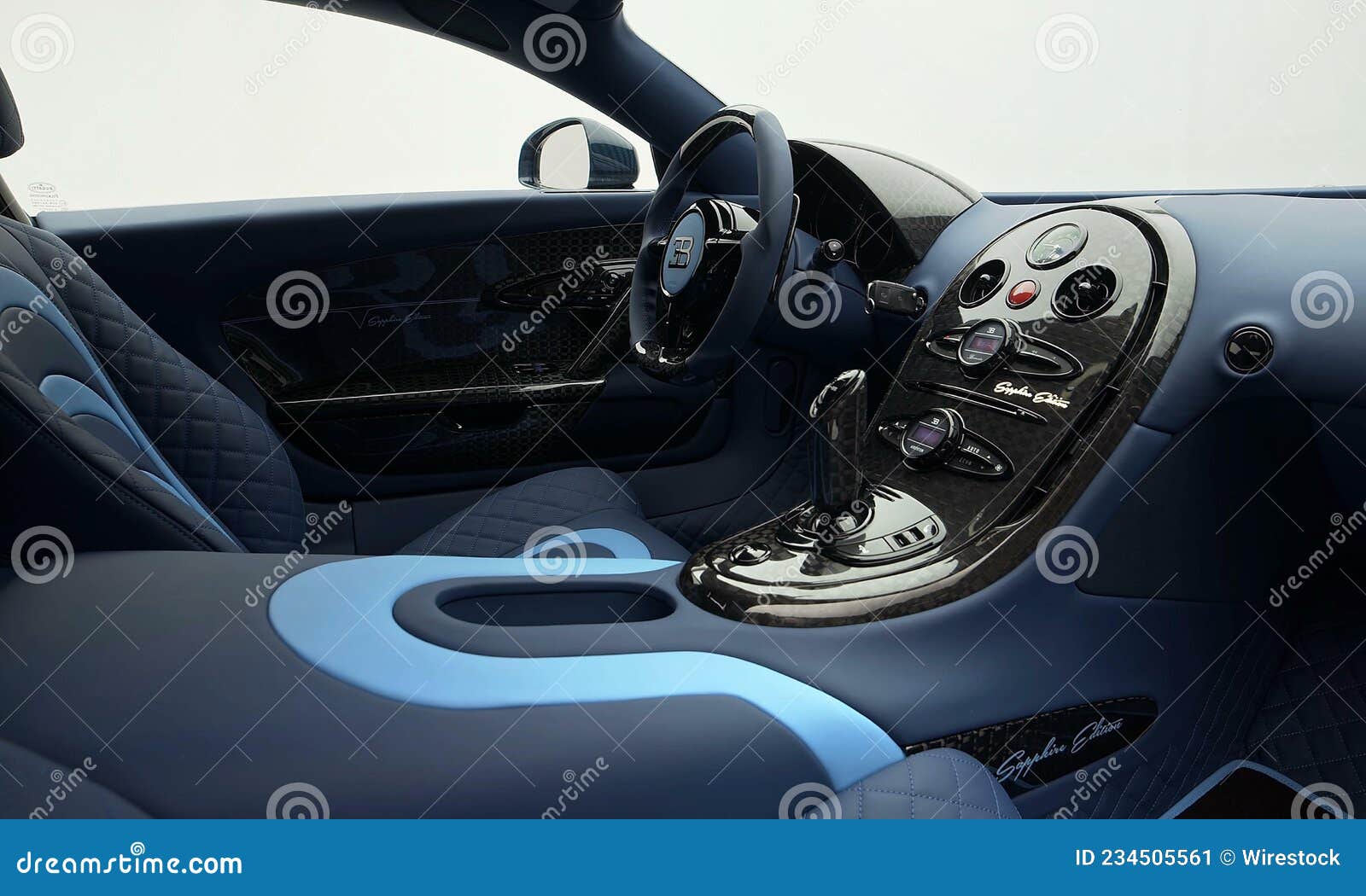 Interior of a Bugatti Veyron Editorial Photo - Image of coupe, modern ...