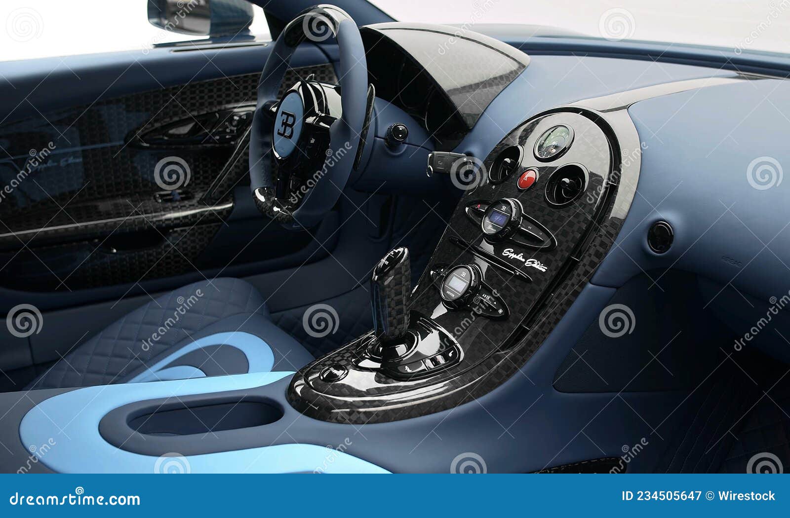 Interior Of A Bugatti Chiron Editorial Photo | CartoonDealer.com #234505781