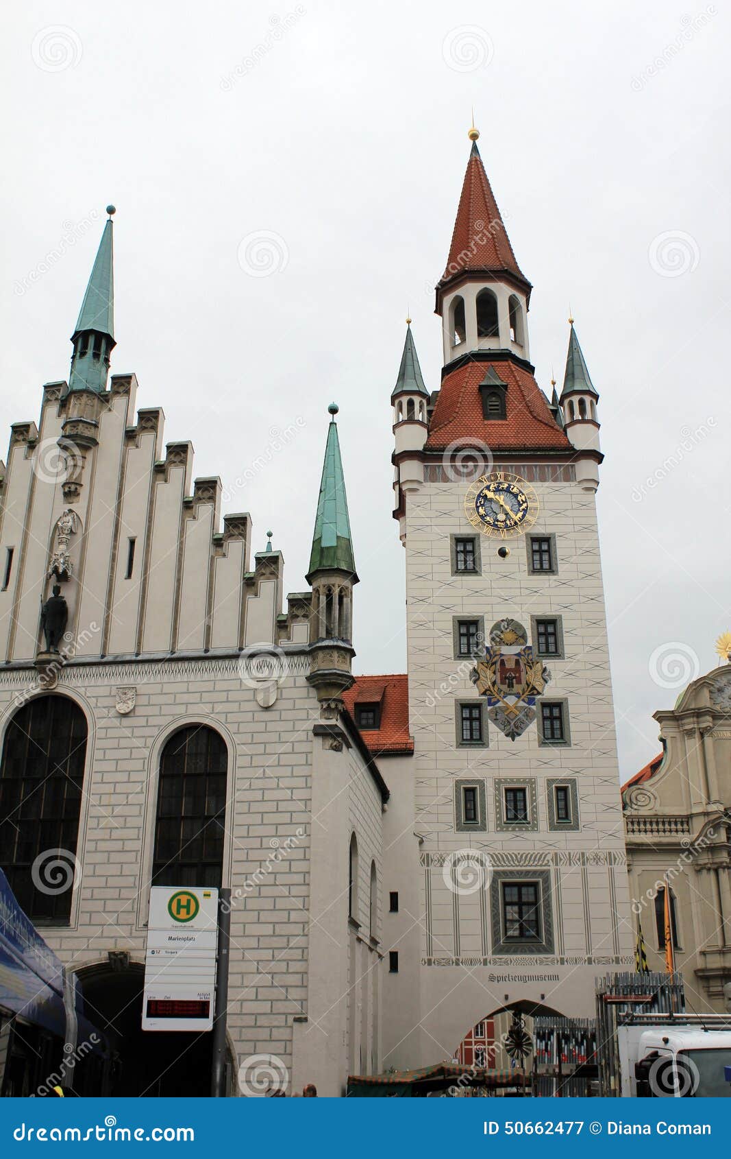 Munich Germany - Old Town Hall Editorial Photography - Image of central ...