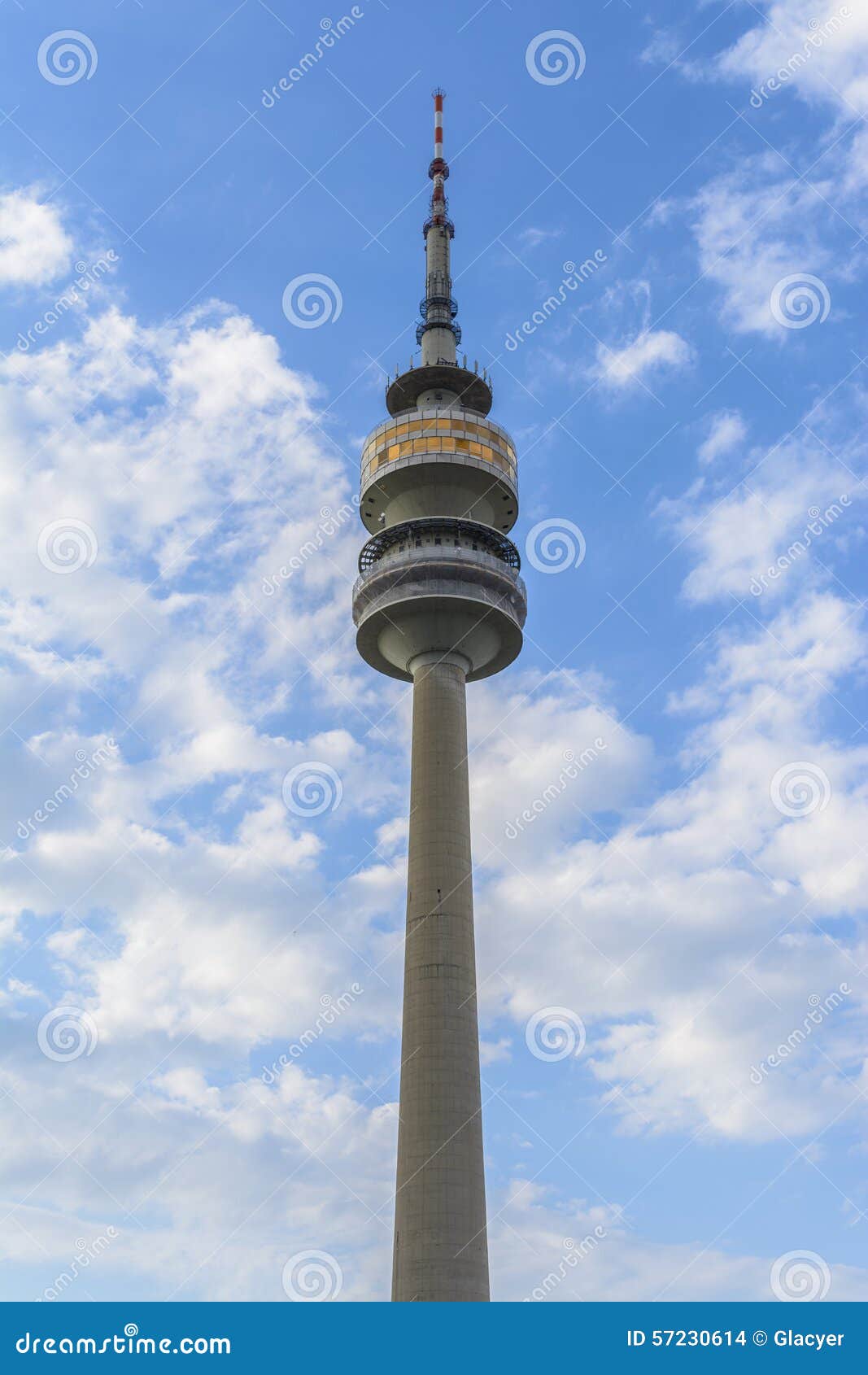 Munich Olympia Tower editorial stock image. Image of antenna - 57230614