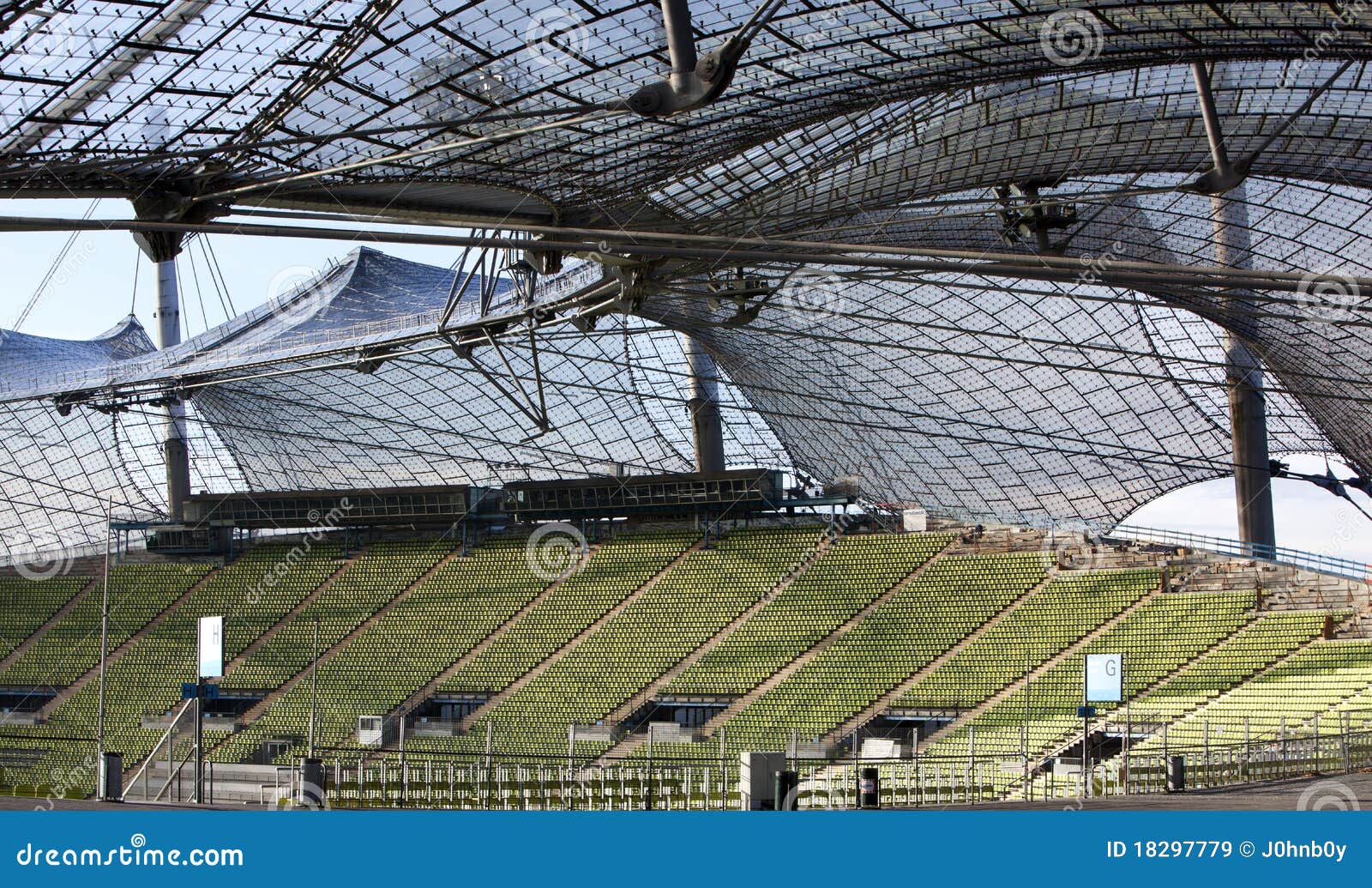 Munich Olympic stadium editorial stock image. Image of ground - 18297779