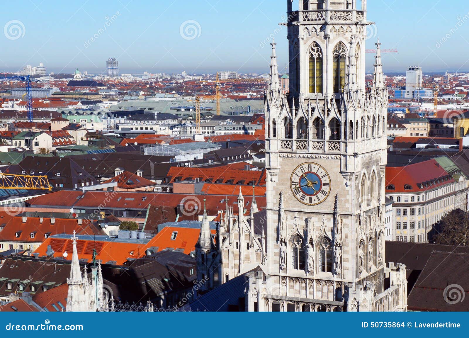 Munich spring day skyline stock photo. Image of europe - 50735864
