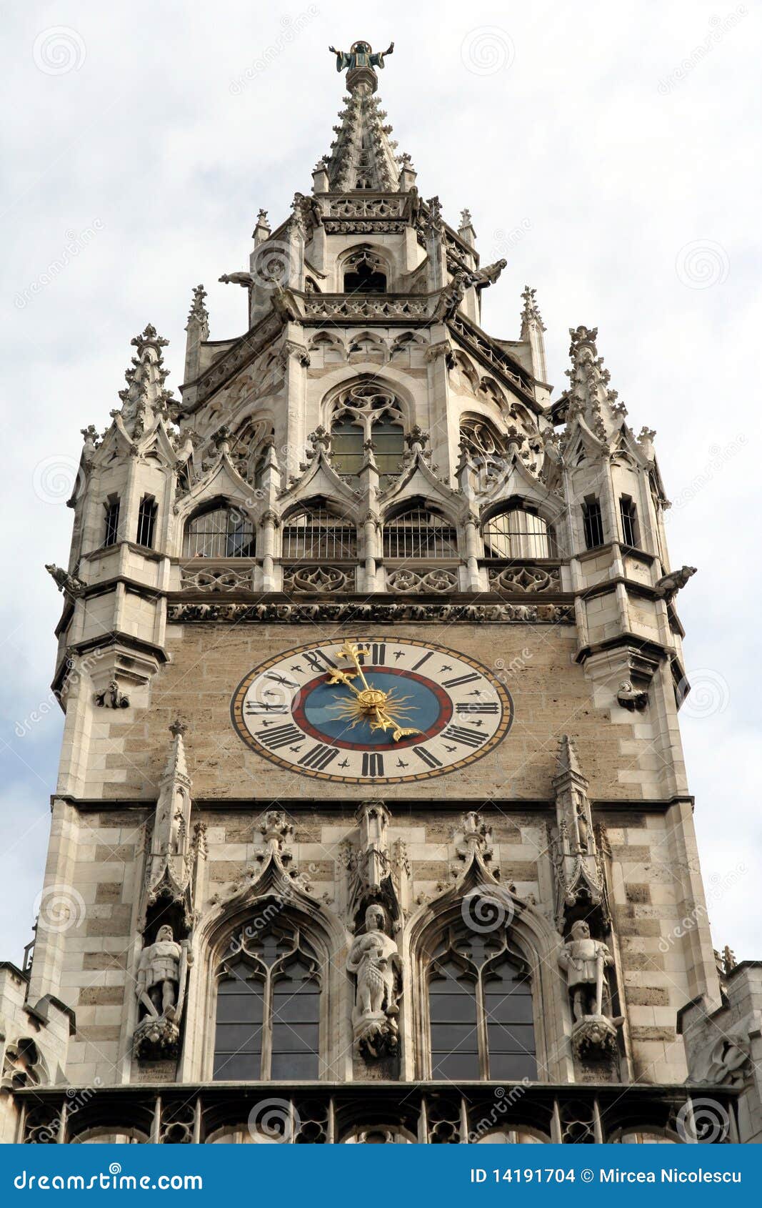 Munich tower stock photo. Image of exterior, munich, culture - 14191704