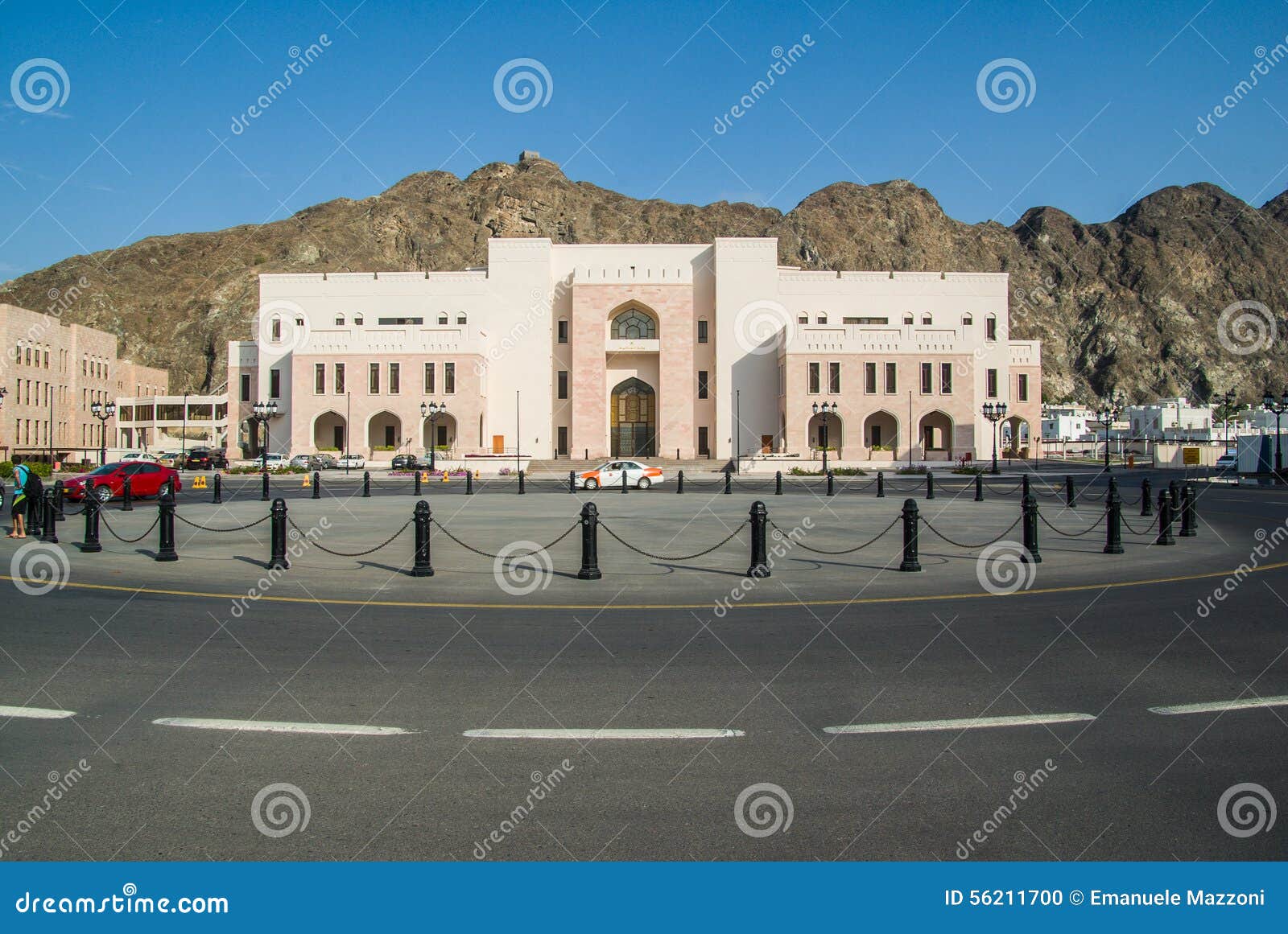 Municipal, Oman stock photo. Image of reign, asia, gate - 56211700