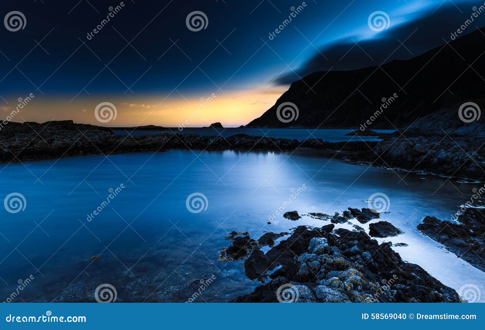 The Municipality of Bremanger in Norway Stock Photo - Image of lonely ...