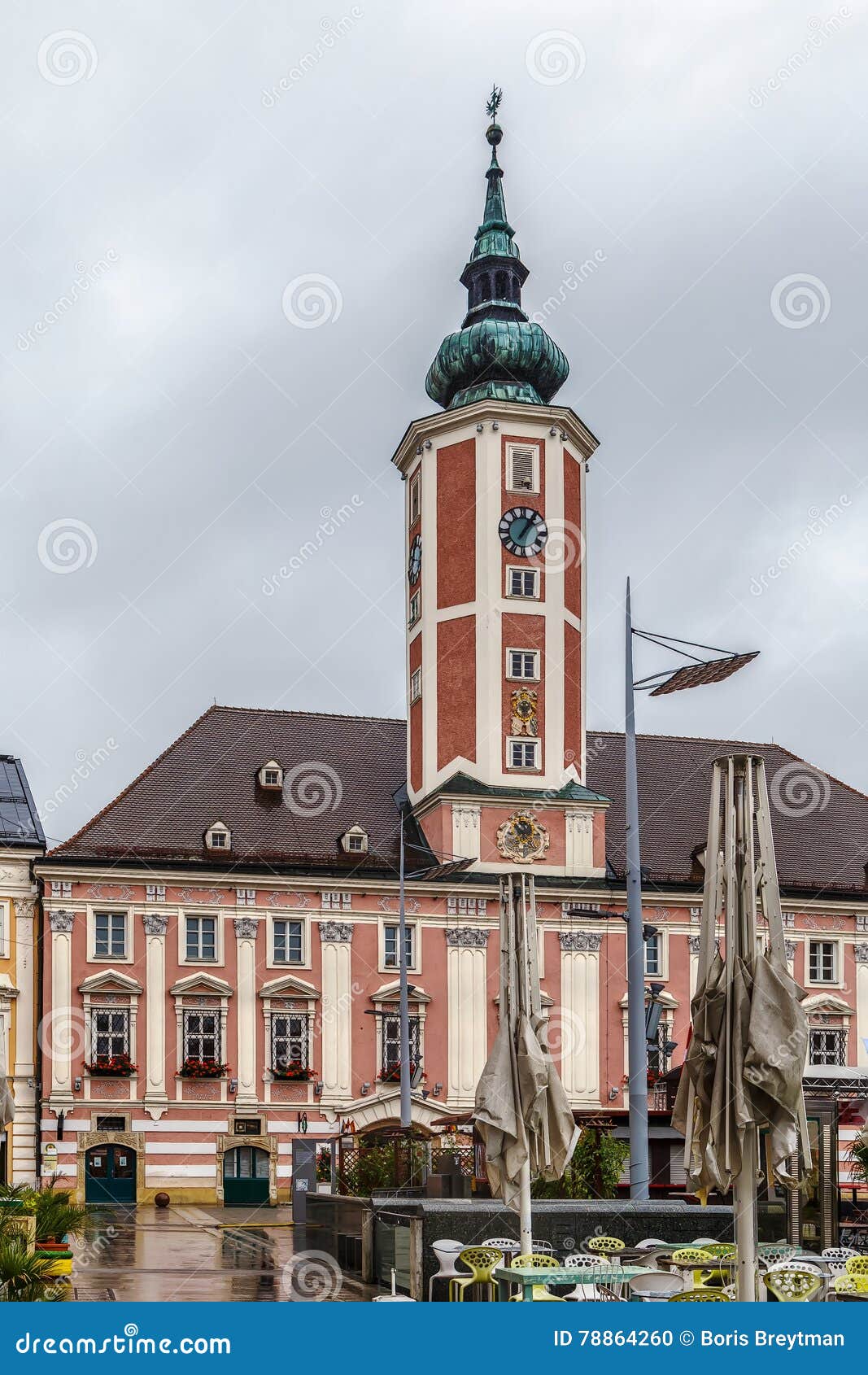 Municipio Di Sankt Polten, Austria Fotografia Stock - Immagine di ...