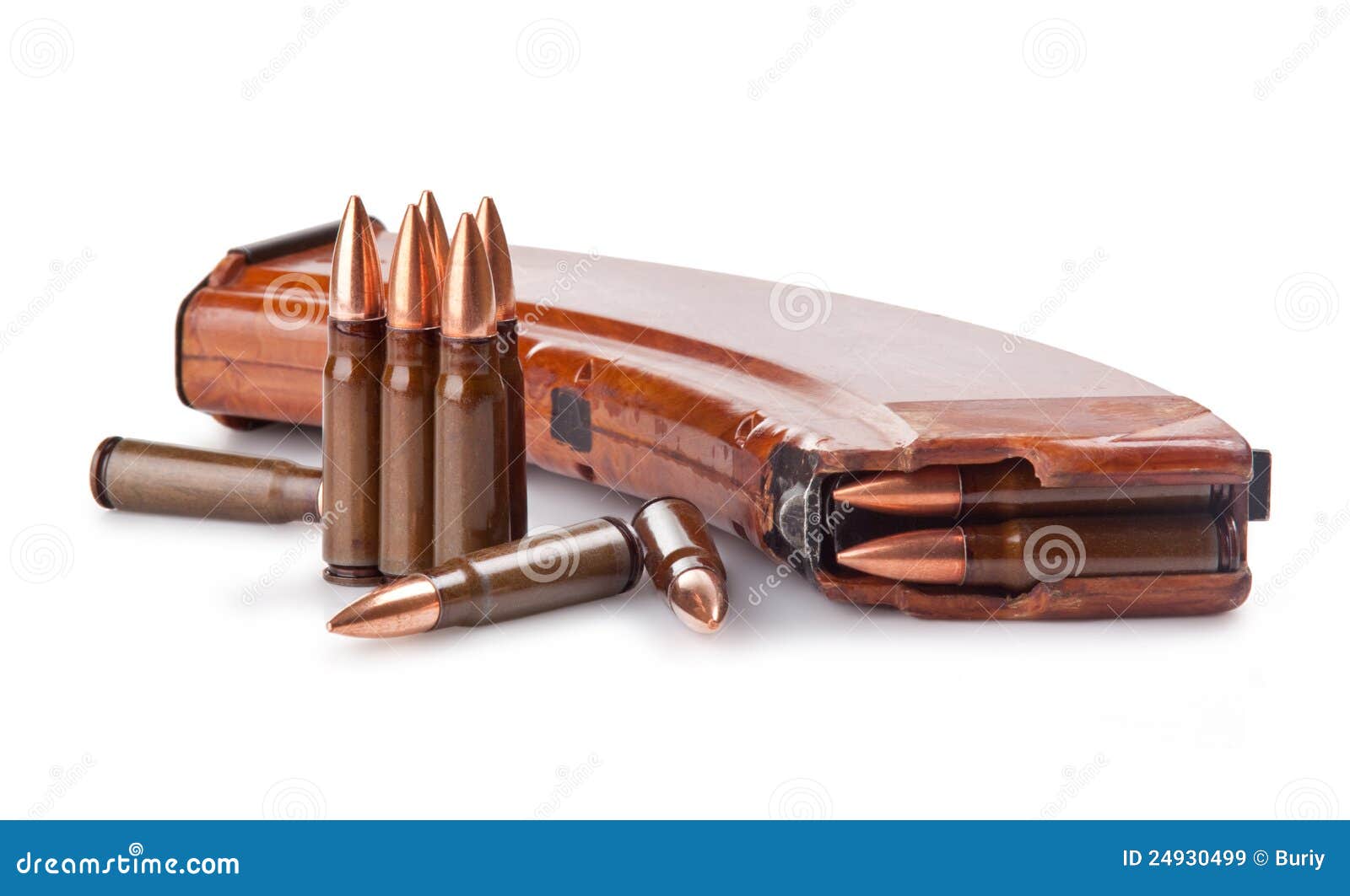 Munitie stock afbeelding. Image of machine, koper, stapel - 24930499