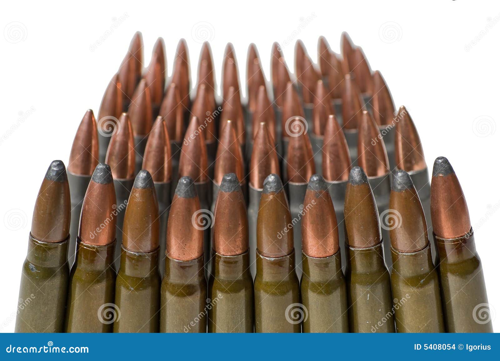 Munition Von Rifled Carabine Stockfoto - Bild von riemen, getrennt: 5408054