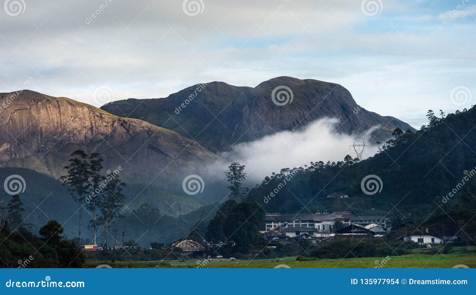 Munnar Hill Station in Kerala India Stock Photo - Image of landscape ...