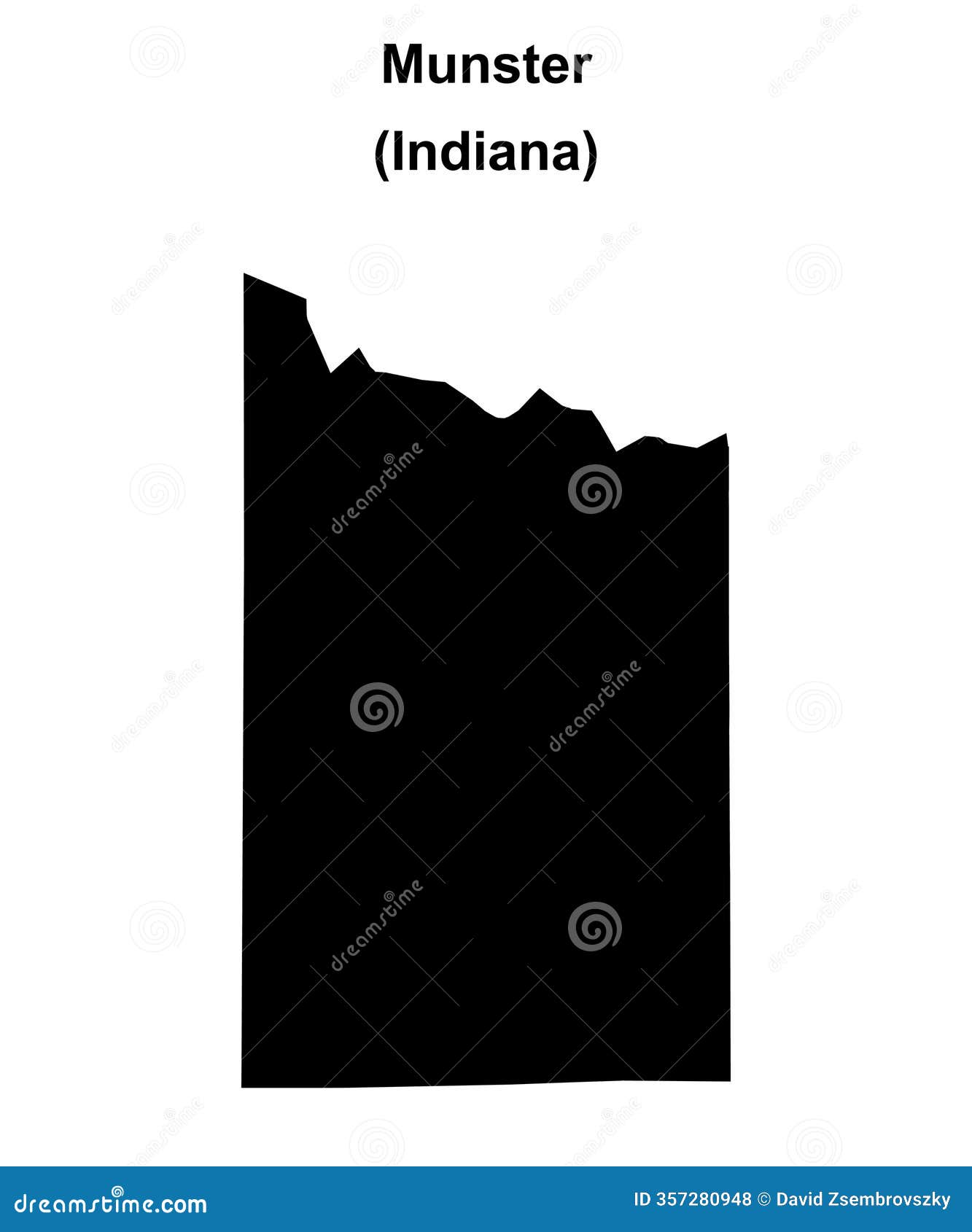 Munster Outline Map Cartoon Vector | CartoonDealer.com #335044643