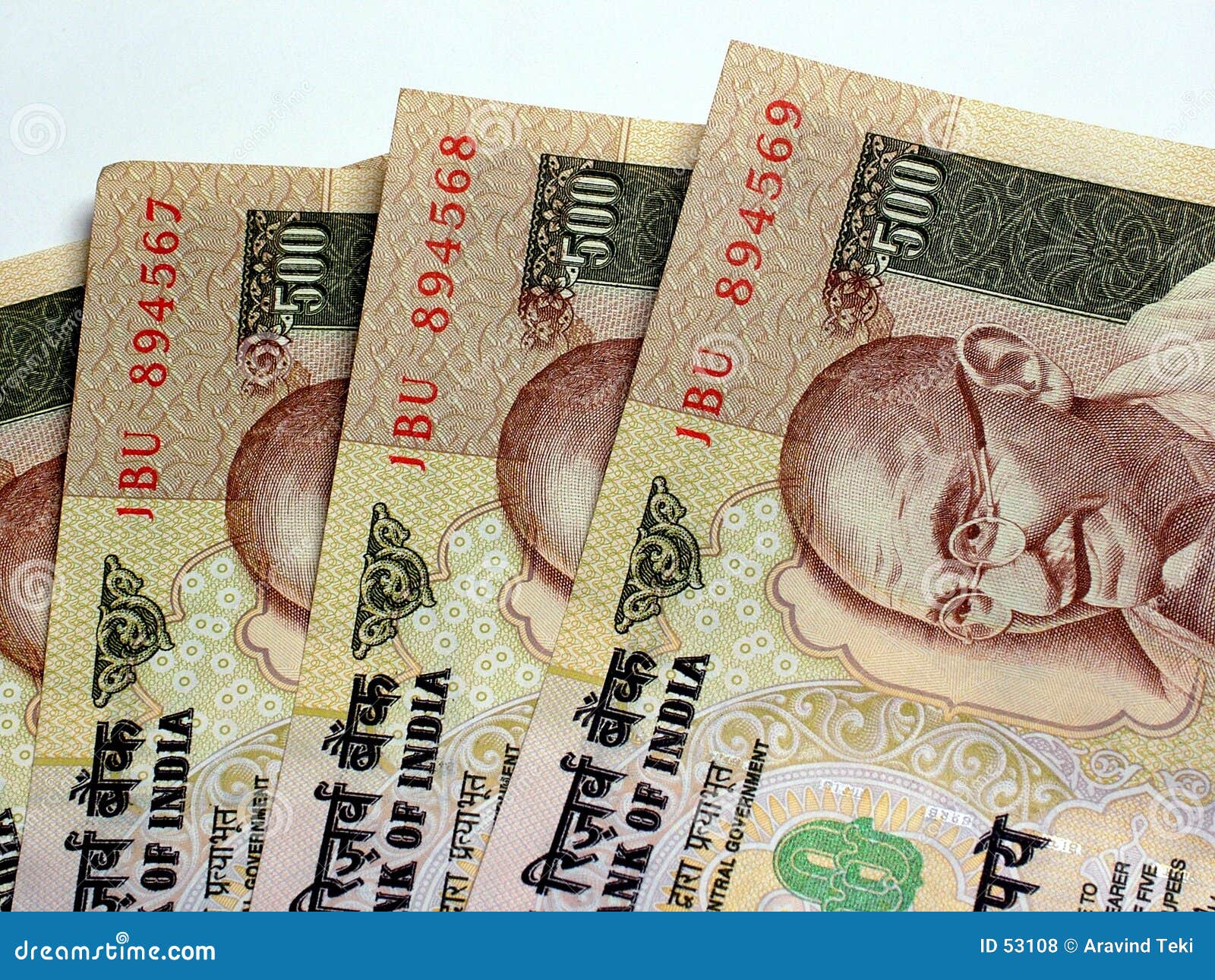 Munt stock foto. Image of indië, mahatma, roepies, geld - 53108