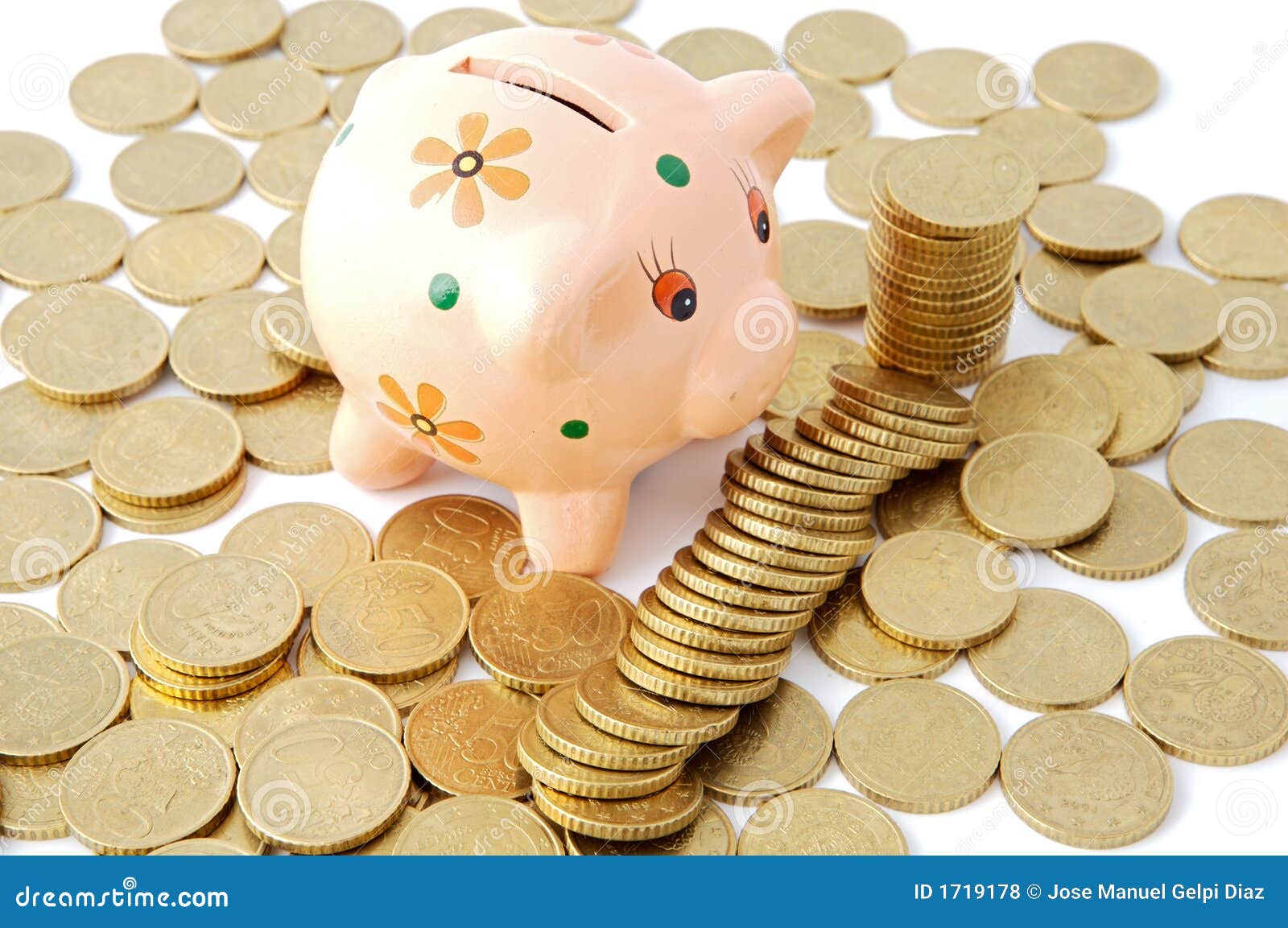 Munten in een spaarpot stock foto. Image of doos, pensionering - 1719178