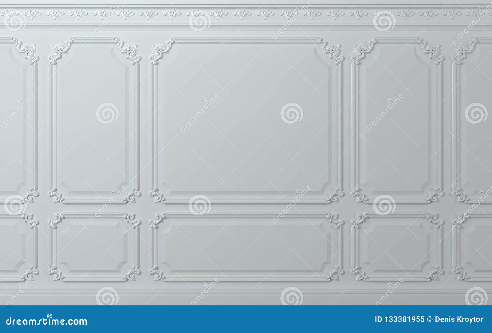 Mur Classique Des Panneaux En Bois Blancs Conception Et Technologie ...