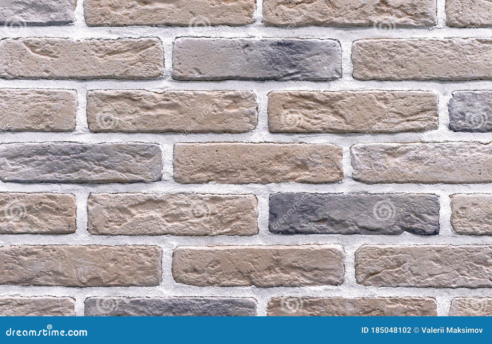 Mur De Briques Beige. Fond Et Texture De Briques Photo stock - Image du ...