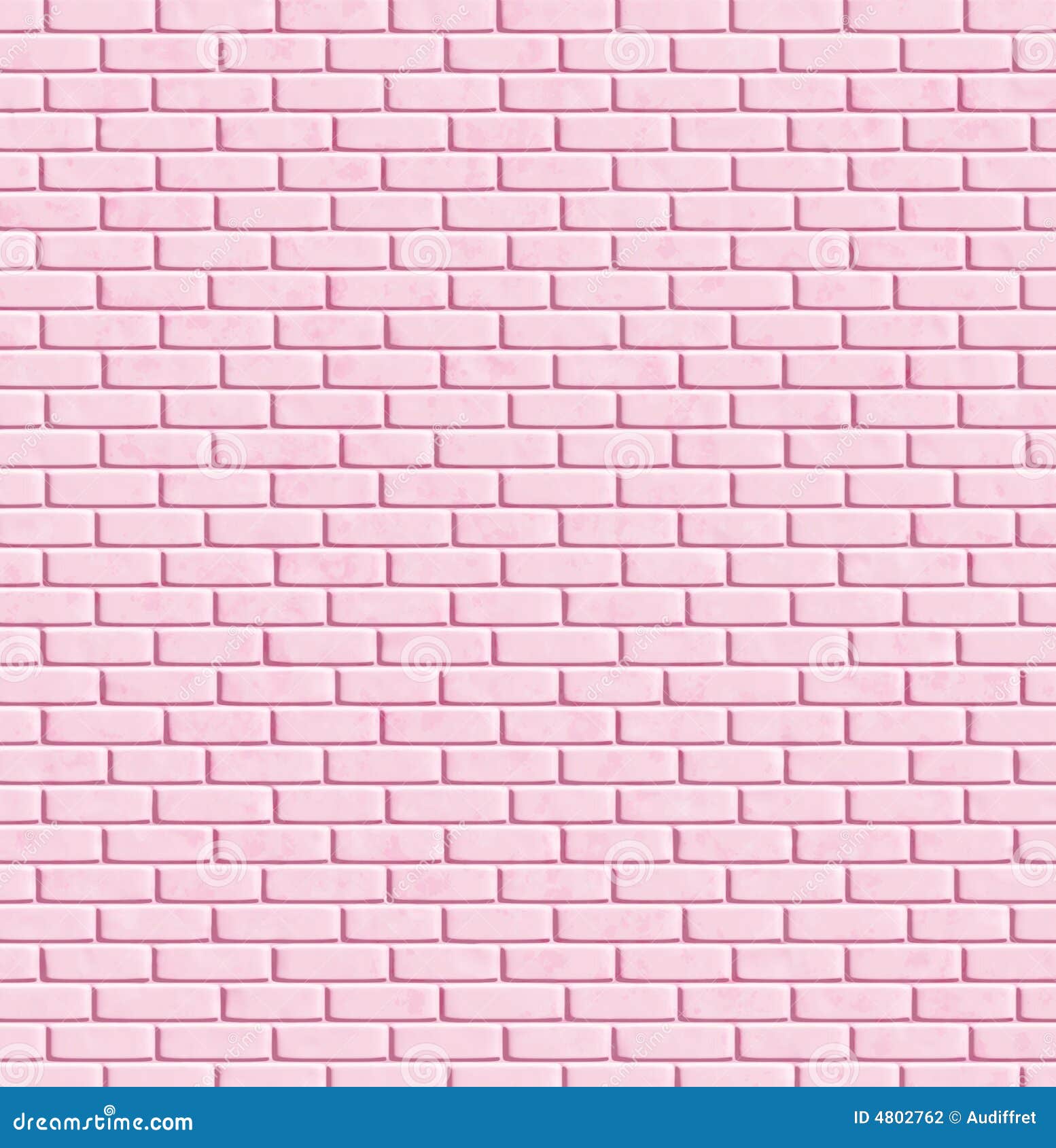 Mur de briques rose, fond illustration stock. Illustration of wallpaper ...