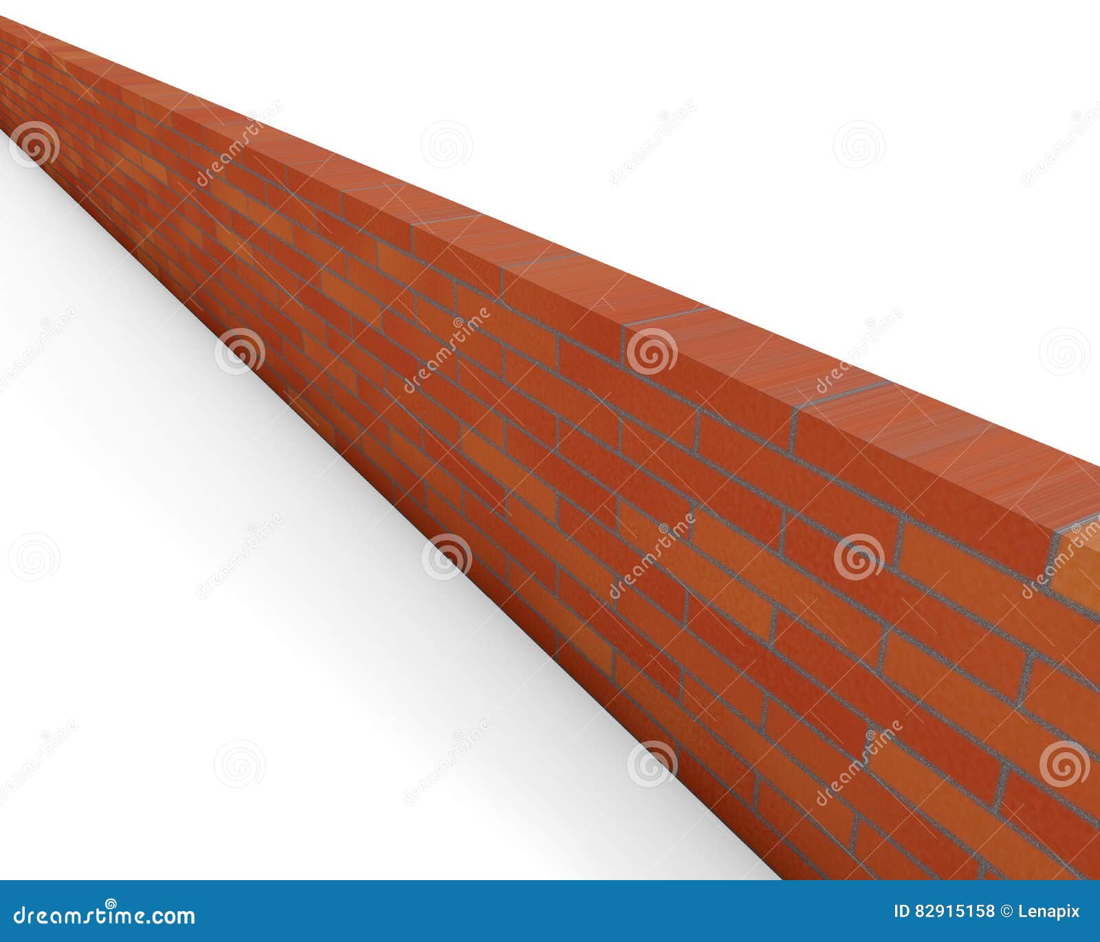 Mur de briques rouge illustration stock. Illustration du contexte ...