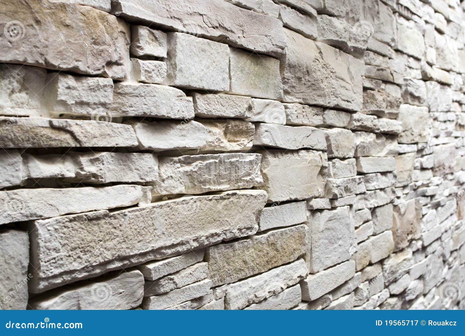 Mur de la pierre blanche image stock. Image of waller - 19565717