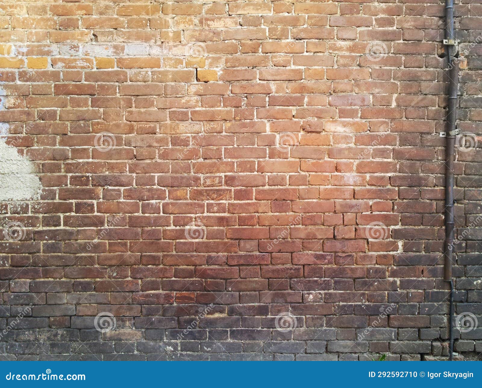 Mur En Brique Rouge Vieilli. Mur En Brique Ancienne Photo stock - Image ...