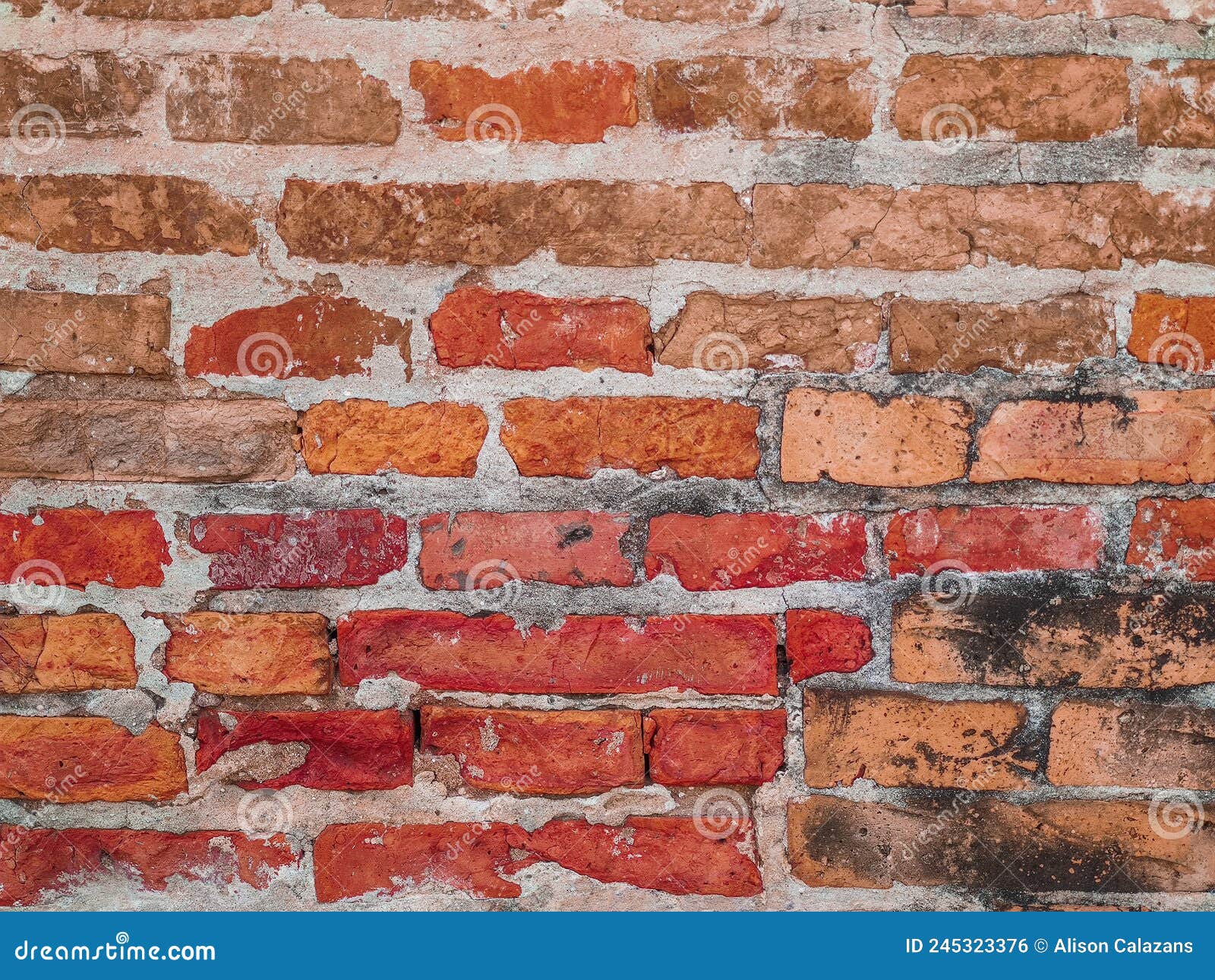 Mur En Briques Rouges Fond De Brique Rouge. Photo stock - Image du ...