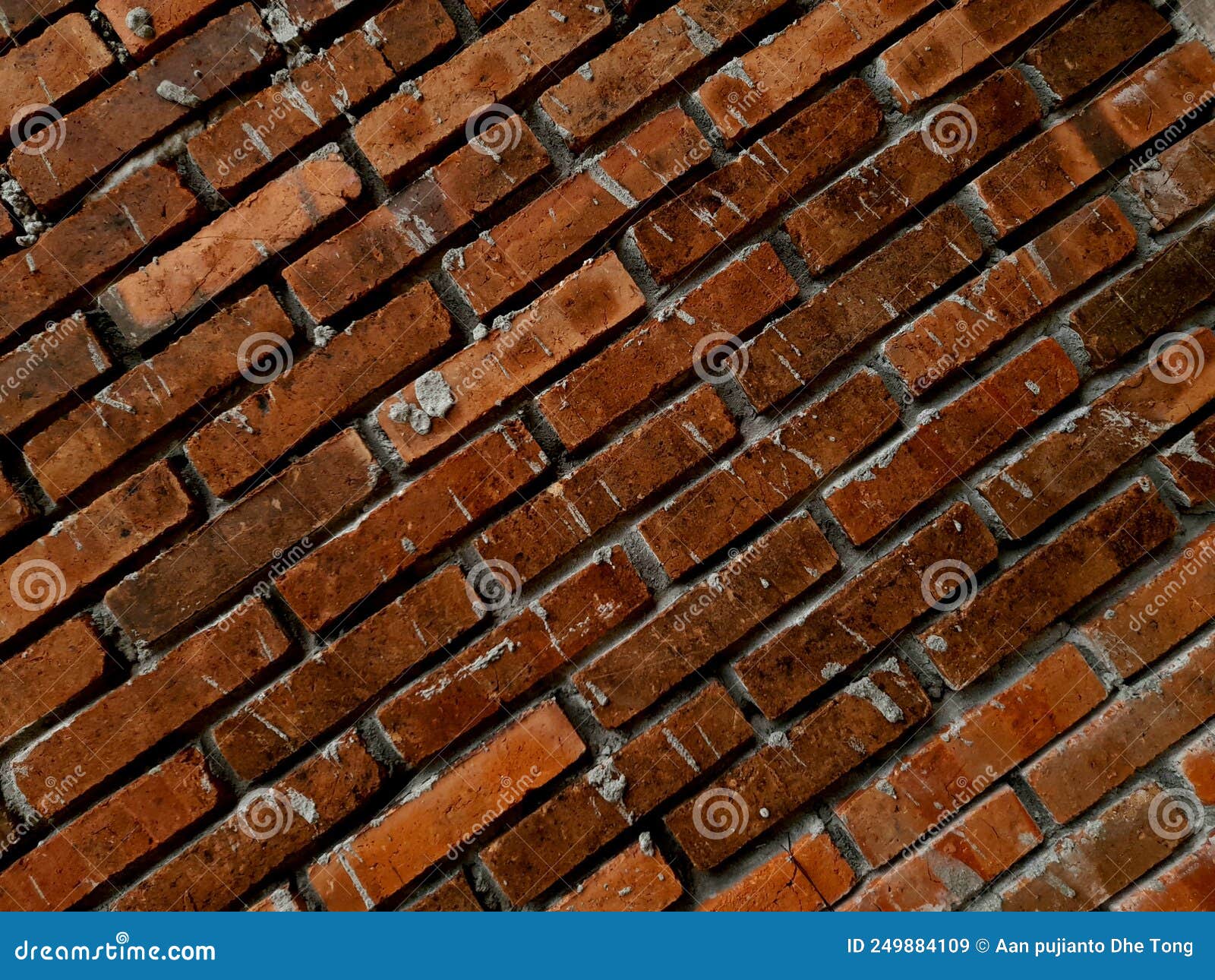 Mur En Briques Rouges. Texture Nette Image stock - Image du plancher ...
