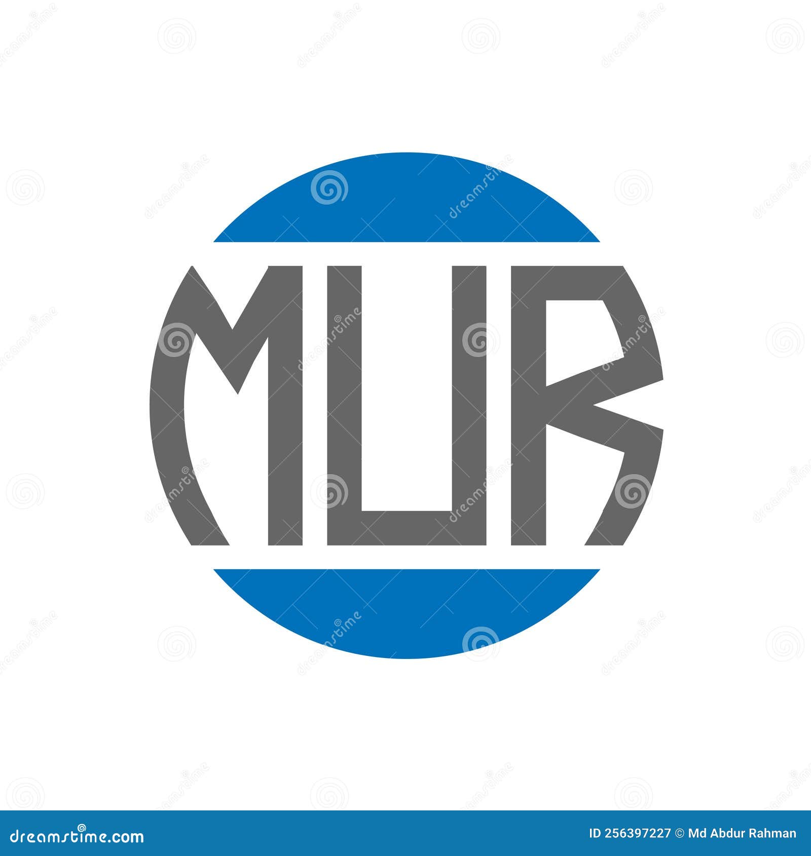 MUR Letter Logo Design On White Background. MUR Creative Initials ...