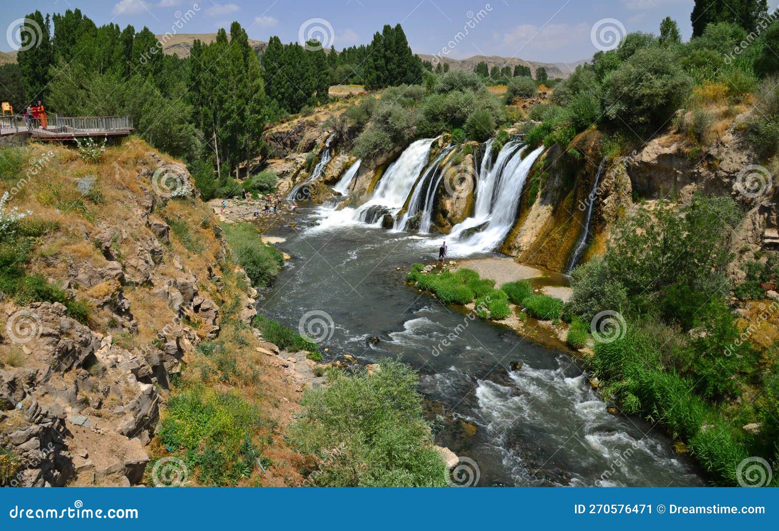 Muradiye Waterfall Royalty-Free Stock Photo | CartoonDealer.com #270576471